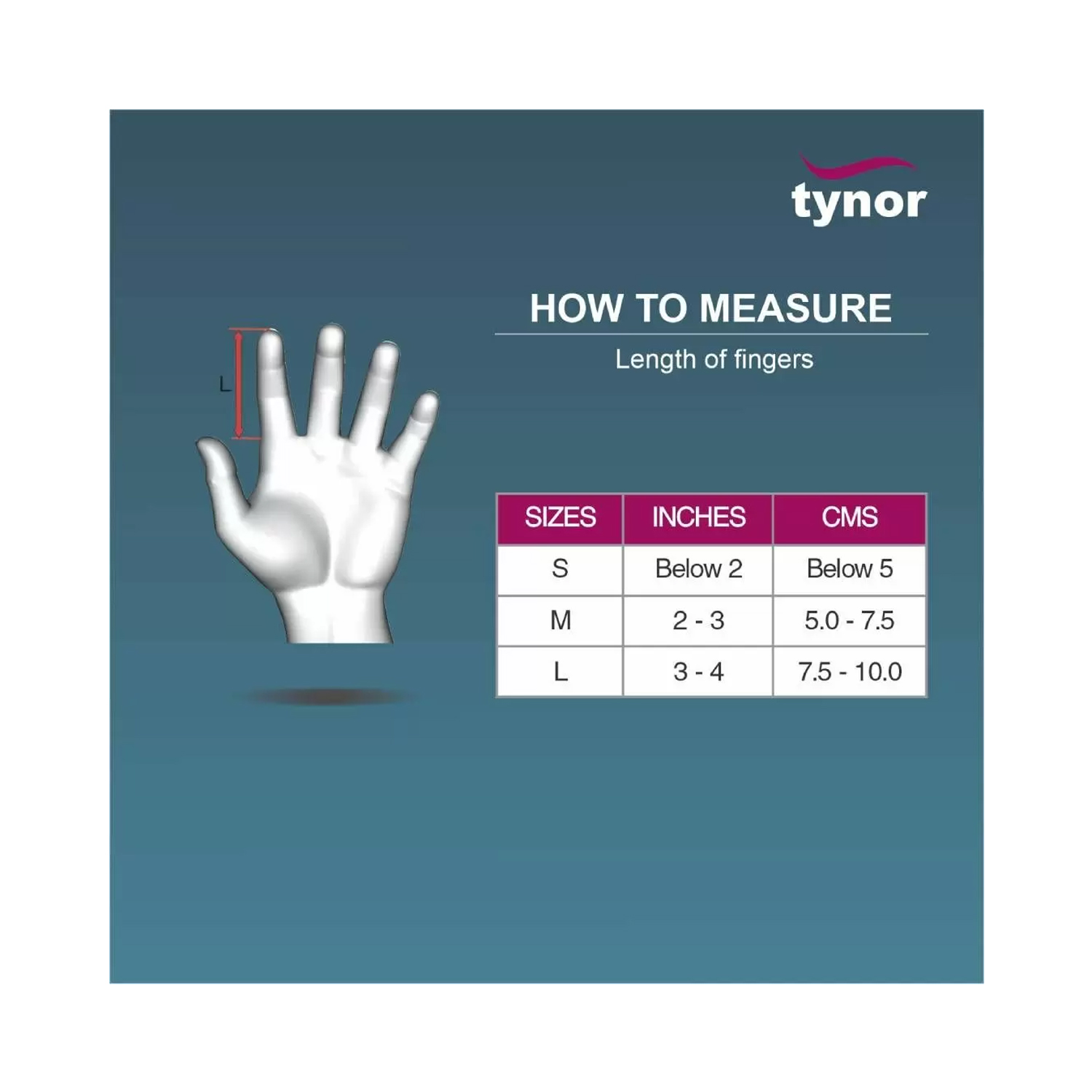 Buy Tynor Finger Extension Splint Small Online at Best Price In India ...