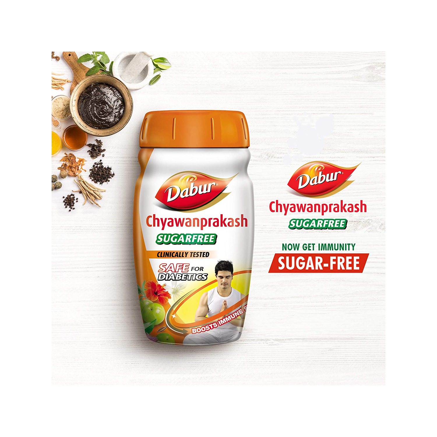 Dabur Chyawanprash Sugar Free 900gm ₹365 Online at Best Price in India ...