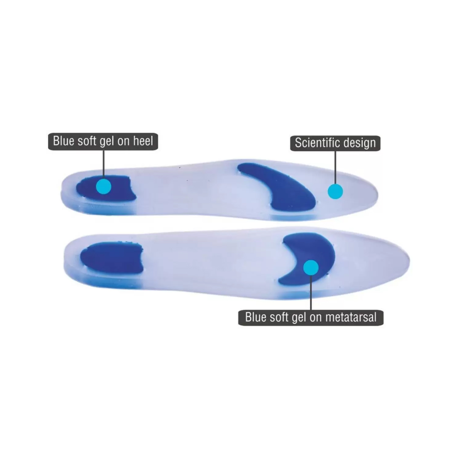 Vissco Silicone Insoles Large Foot Support - Cureka