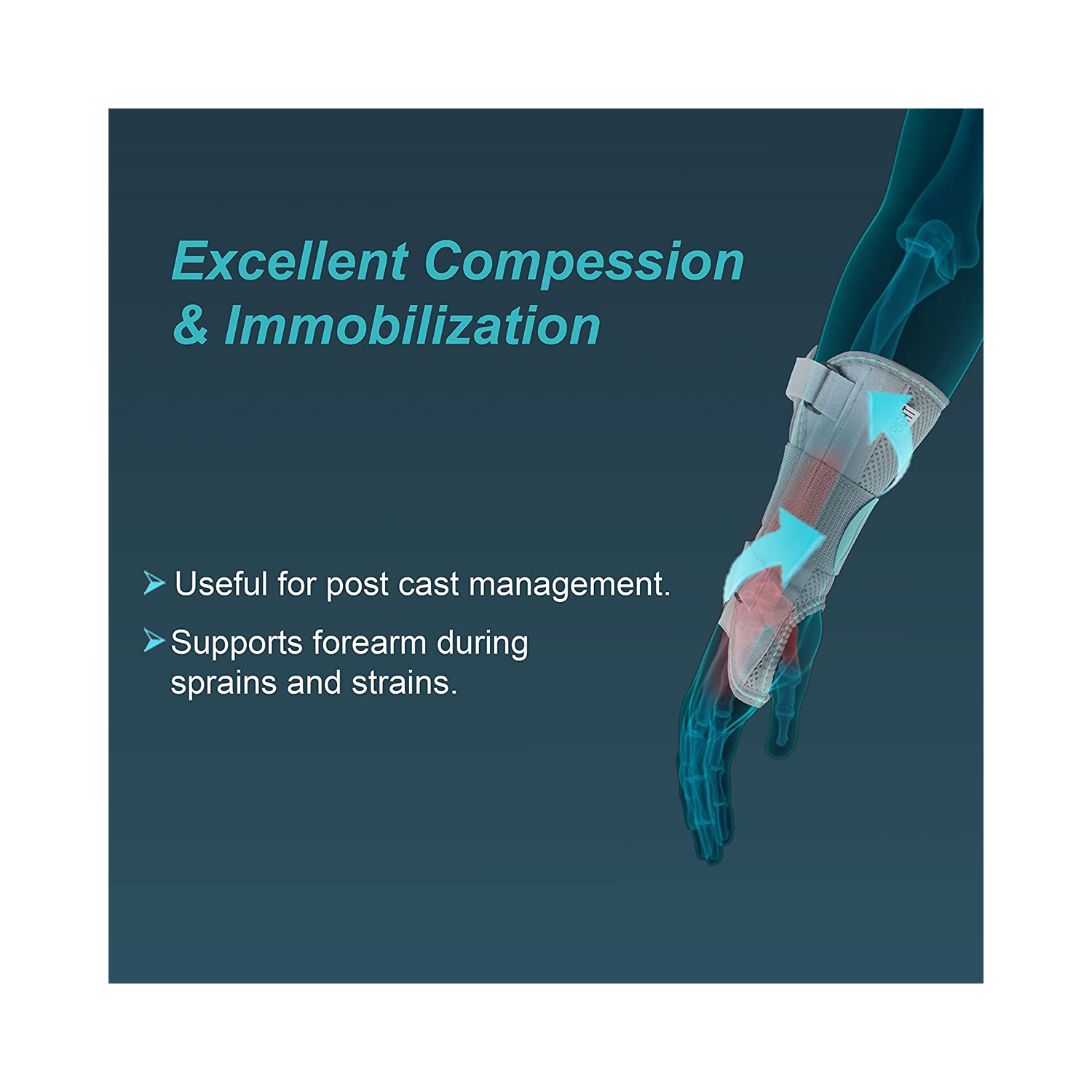 Tynor Wrist & Forearm Splint Left Small