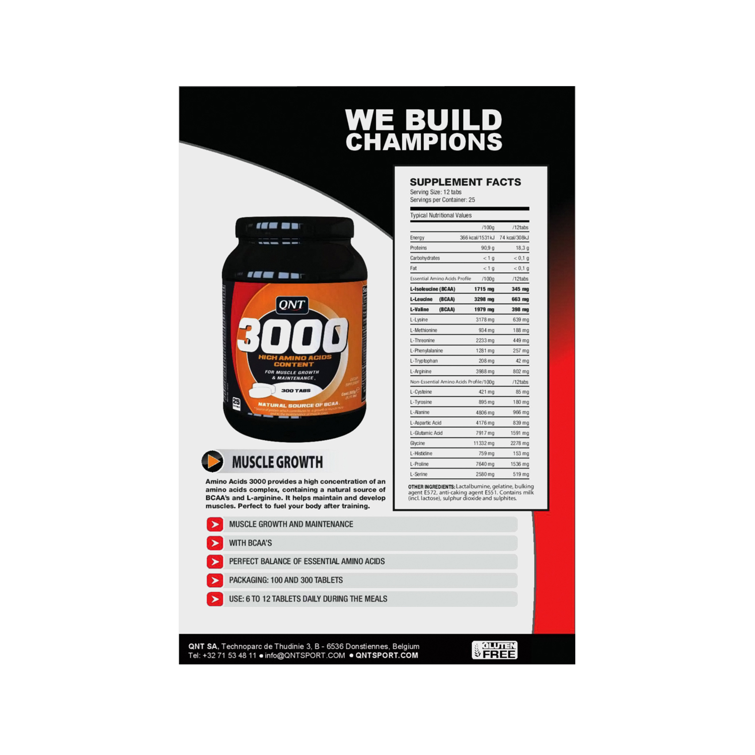 QNT Amino Acid 3000 buy Online at Best Price in India - Cureka