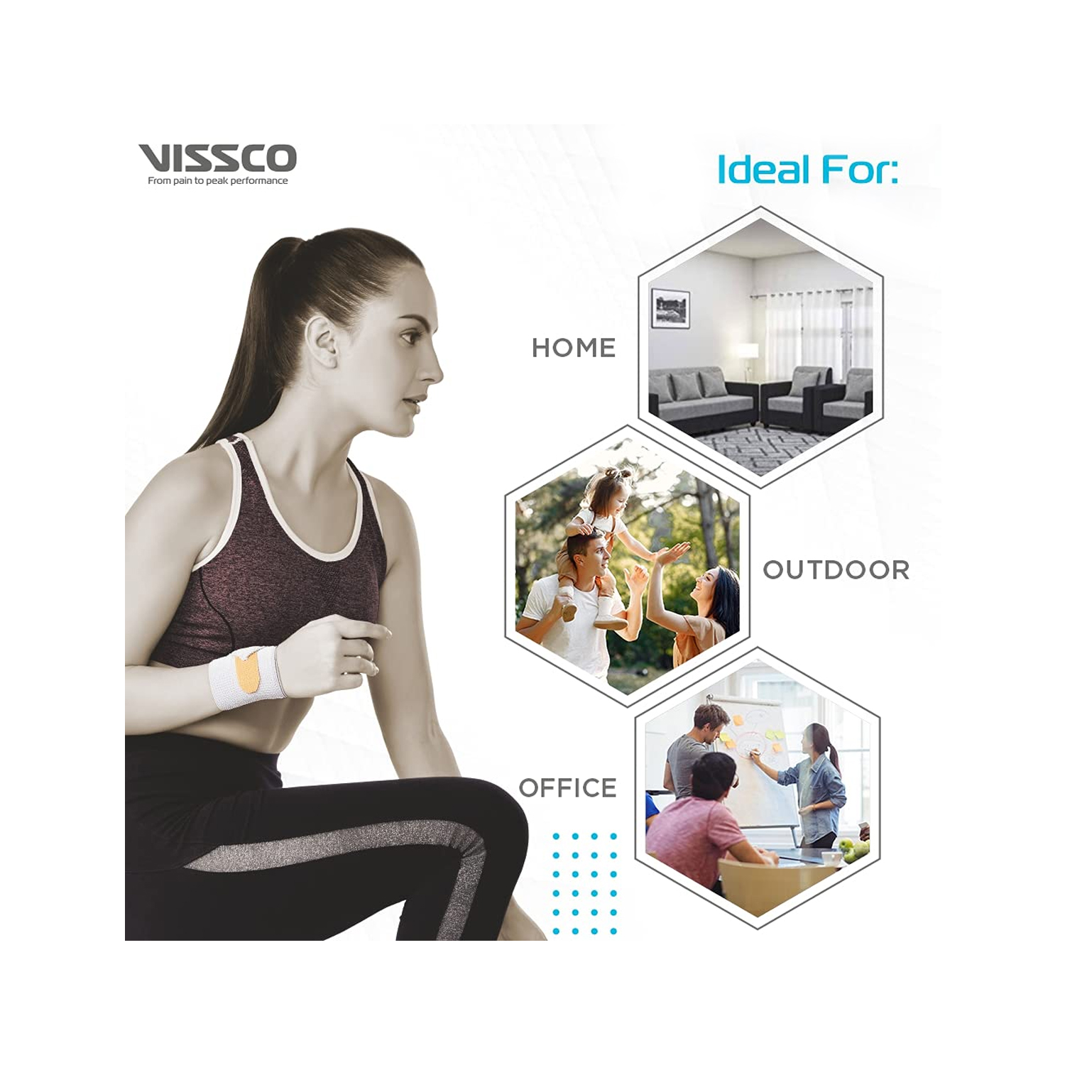 Vissco Wrist Binder With Double Lock - Cureka