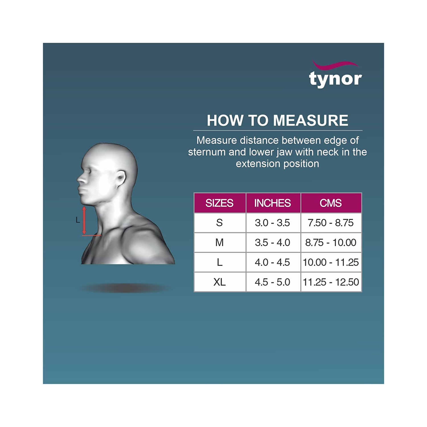 Tynor Cervical Collar Soft with Support Medium B-02 - Cureka