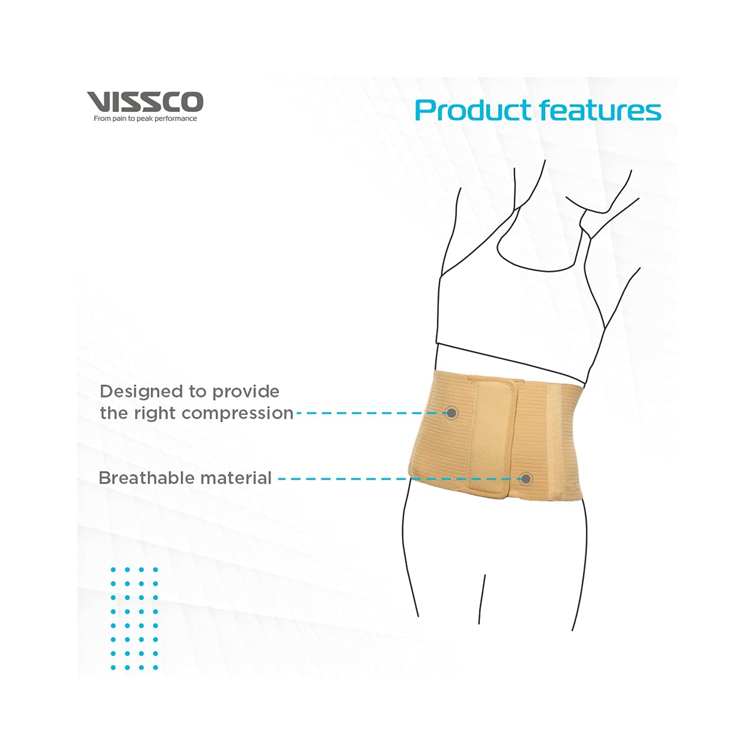 Vissco Abdominal Belt Small - Cureka