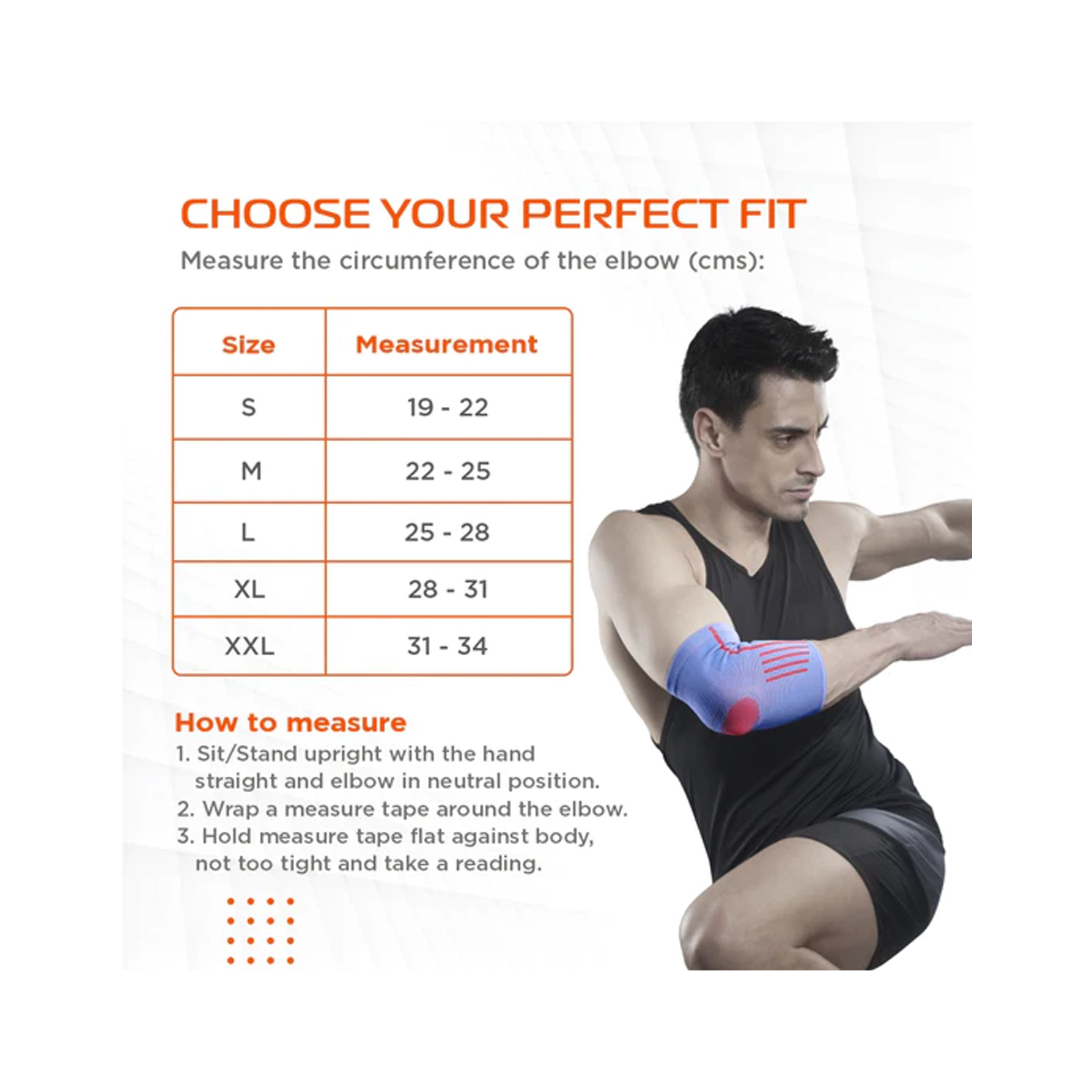 Buy Vissco Neoprene Elbow Support with Velcro Strap Online At Best ...