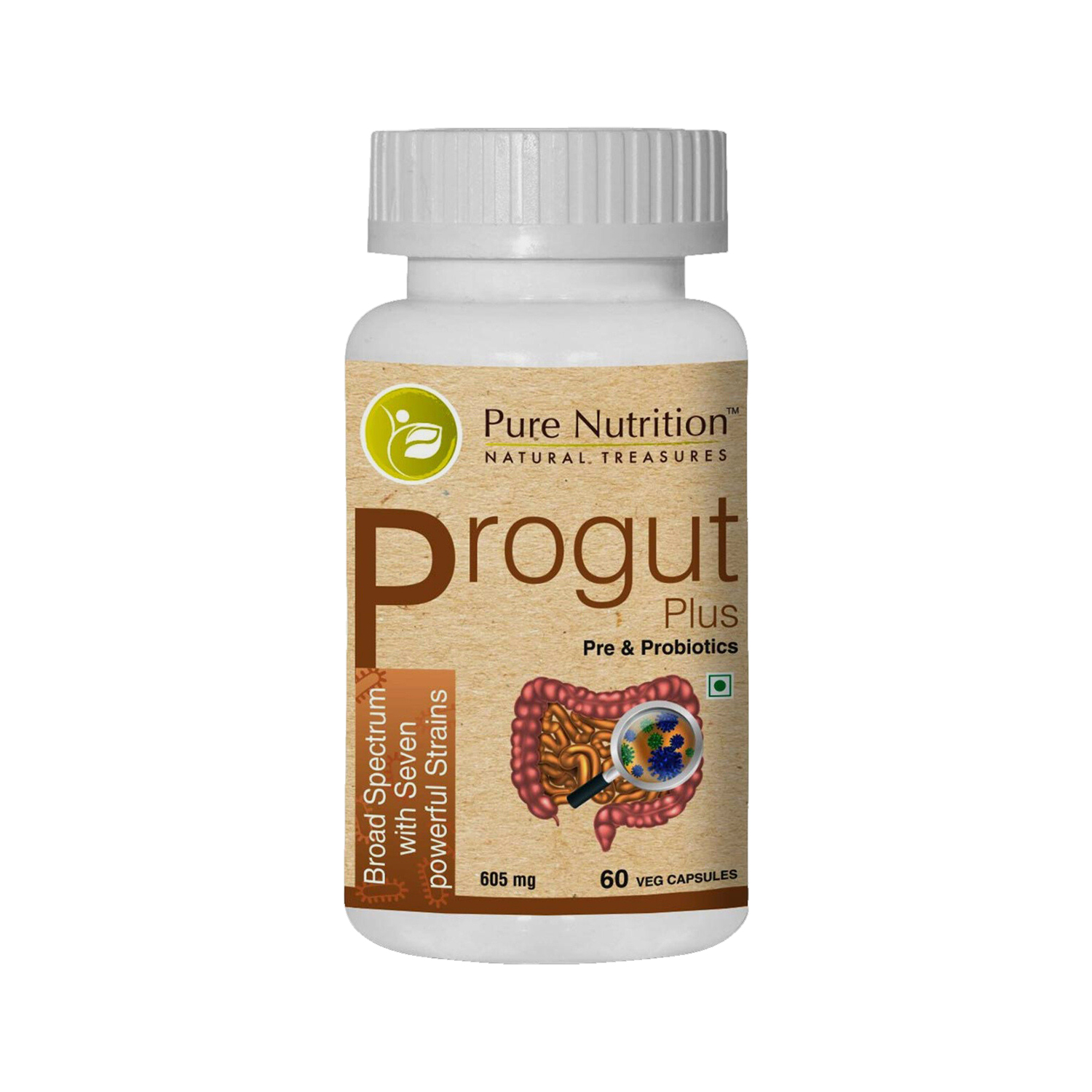 Buy Pure Nutrition Progut Plus (Broad Spectrum With Six Powerful ...
