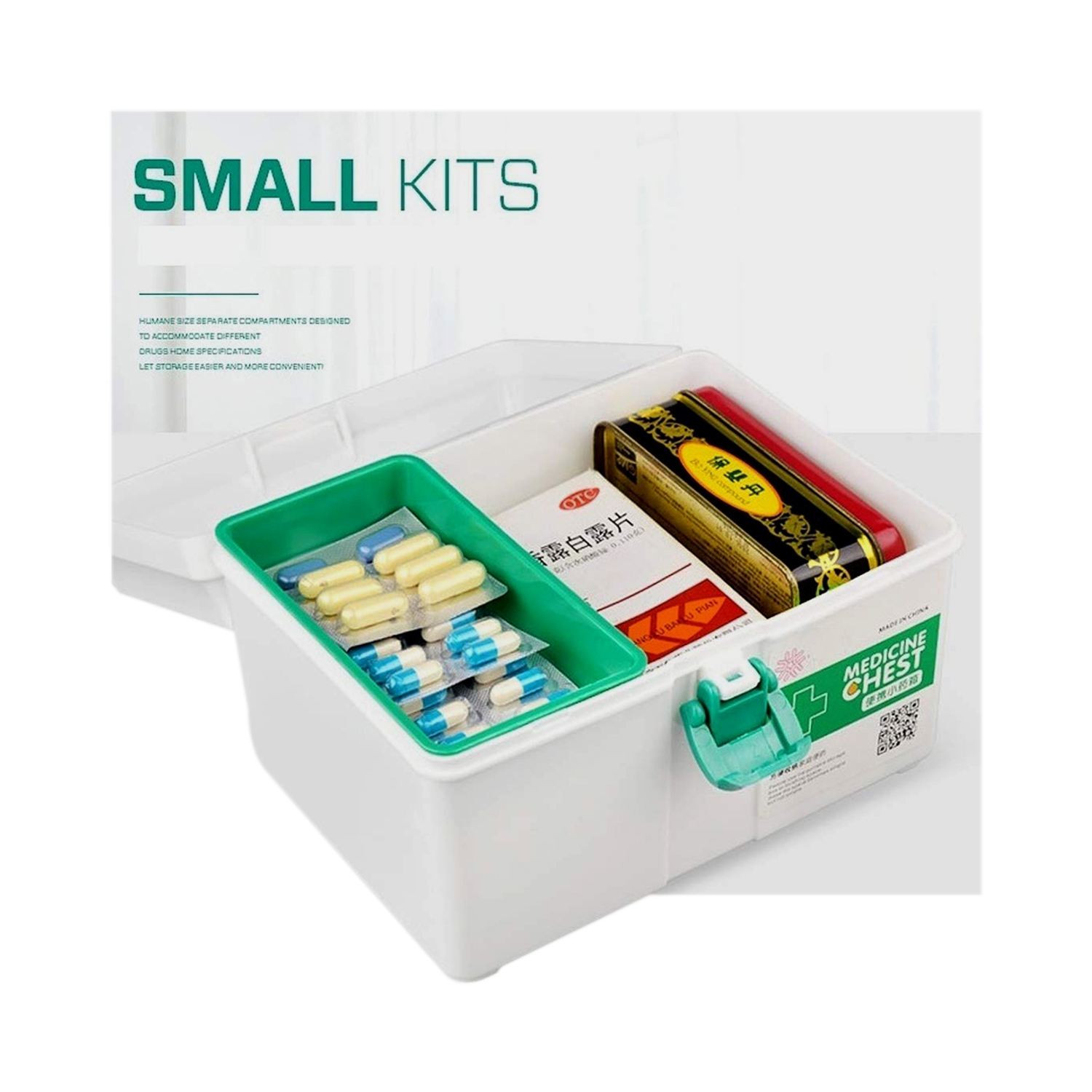 Pearl Plastic Emergency Medicine Box - Cureka