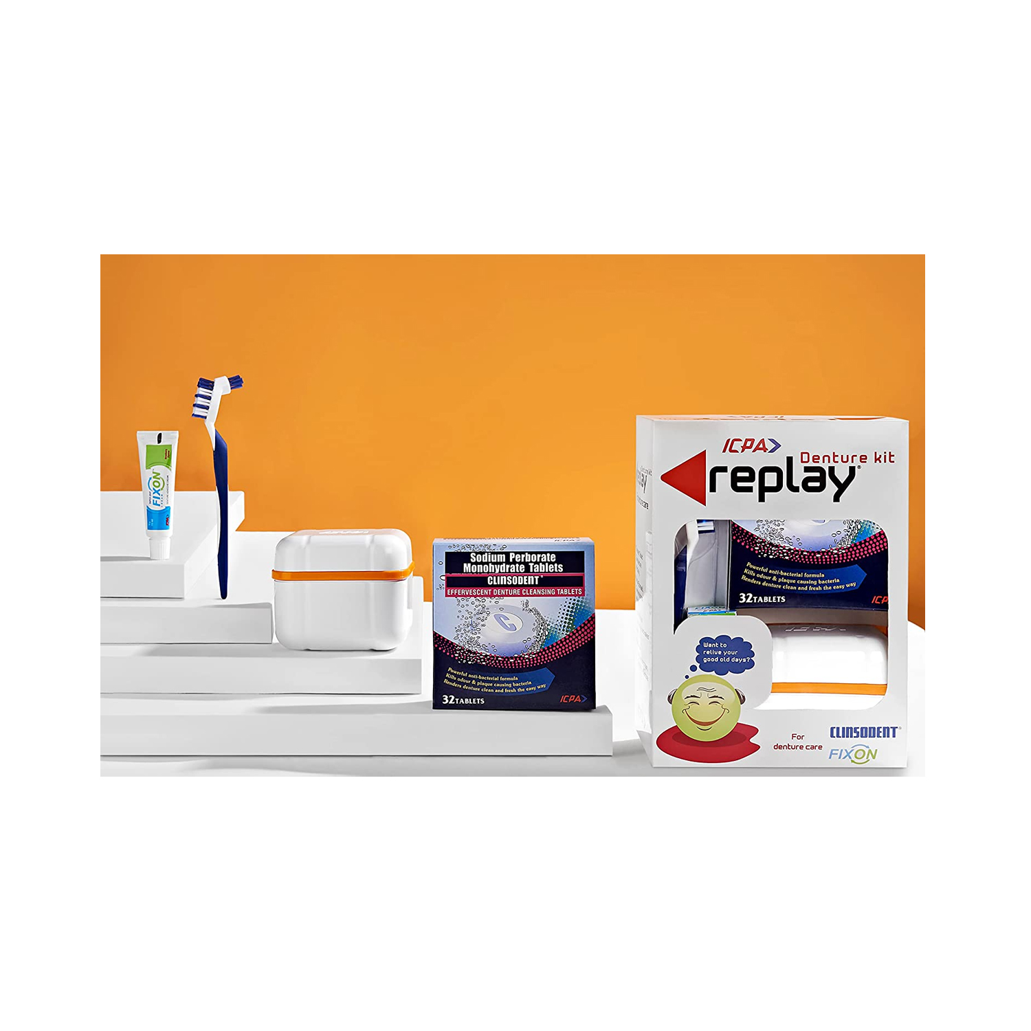 Buy ICPA Replay Denture Cleaning Kit - Cureka