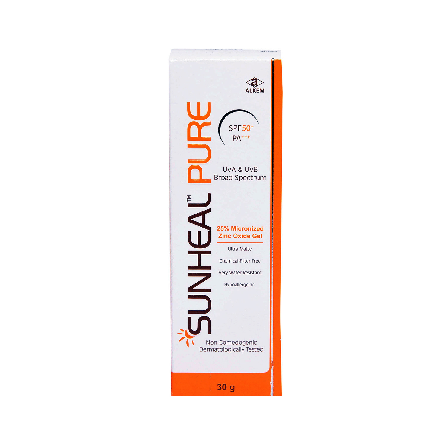 Alkem Sunheal Pure SPF 50+ Sunscreen Cream 30g - Cureka