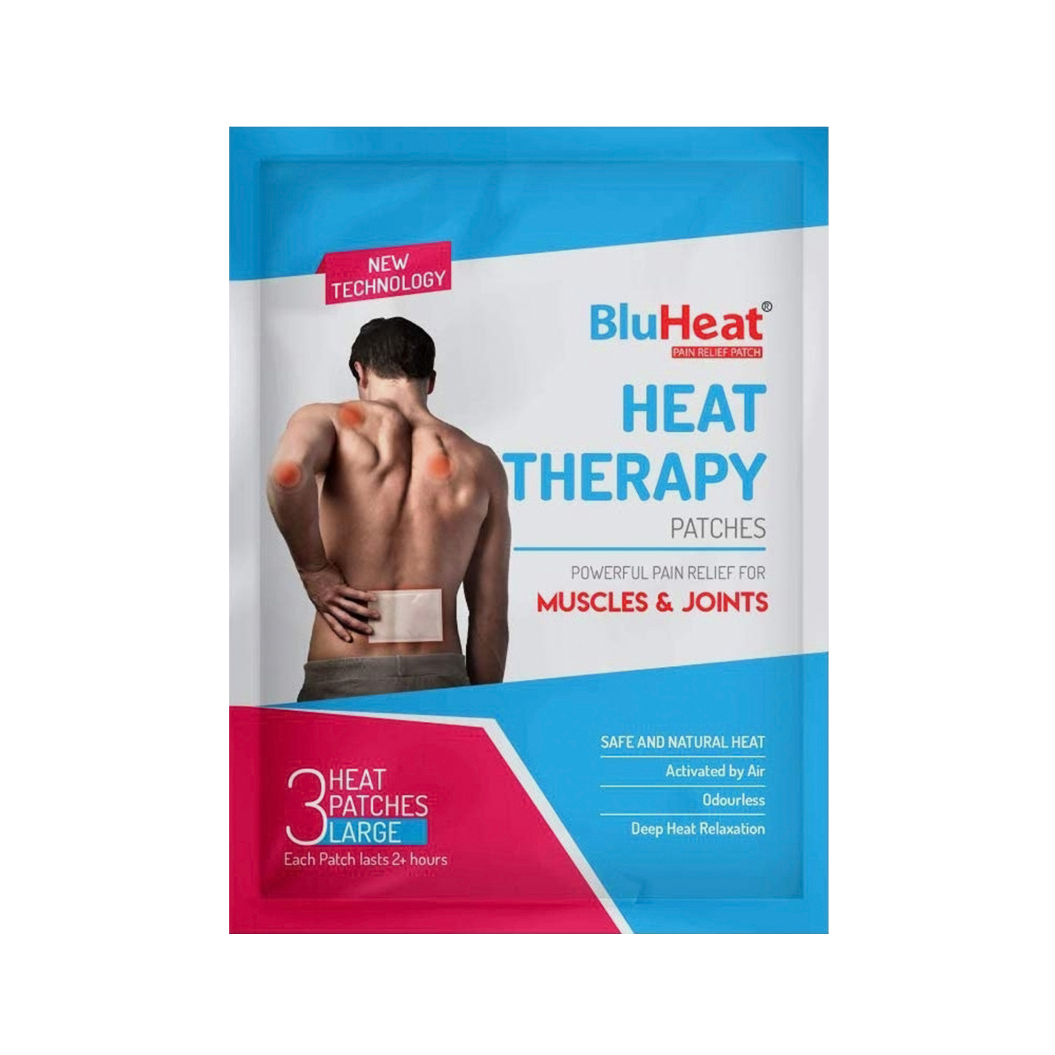 BluHeat Back & Hip Pain Relief Patch 12 Patches Online At Best Price in ...