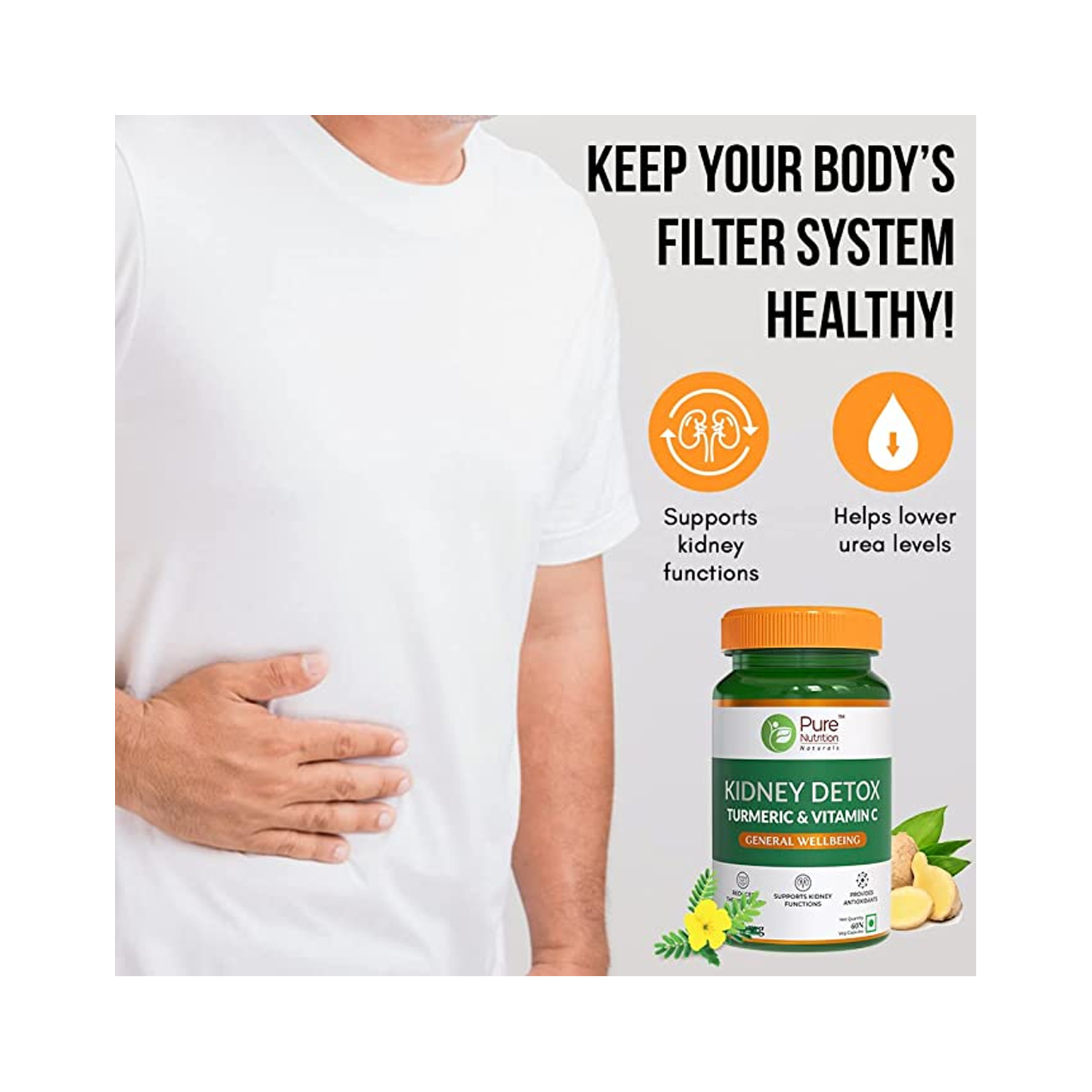 Pure Nutrition Kidney Detox Capsules - Cureka