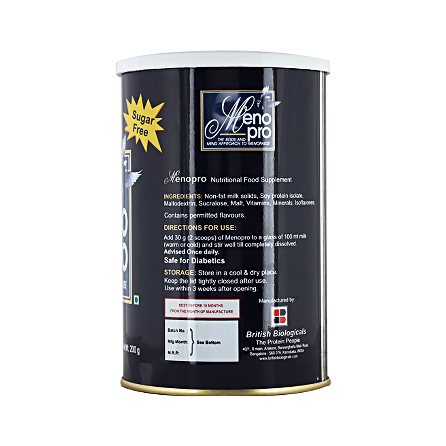 Meno Pro For Menopausal Symptoms 400g - Cureka