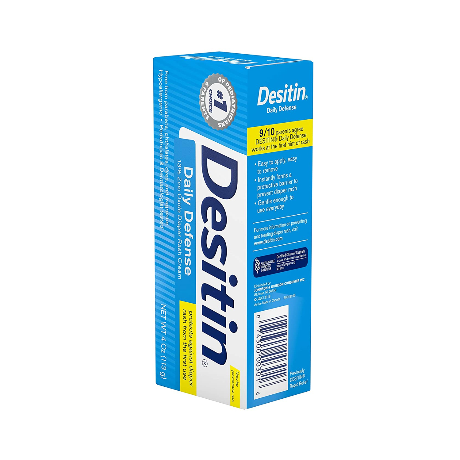 Buy Desitin Diaper Rash Cream Rapid Relief(113g) Online At Best Price in India - Cureka