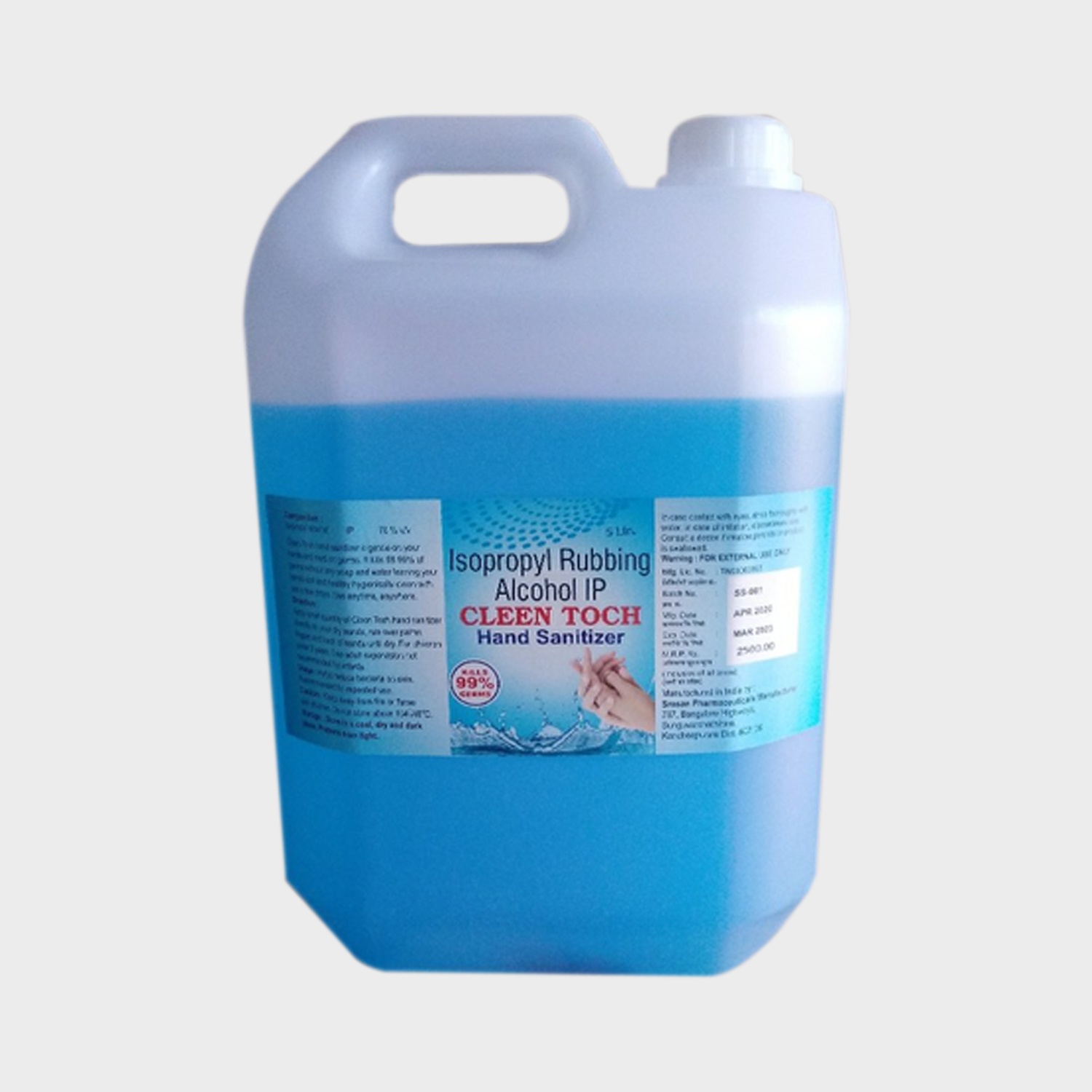 Clean Touch Hand Sanitizer 5 litre