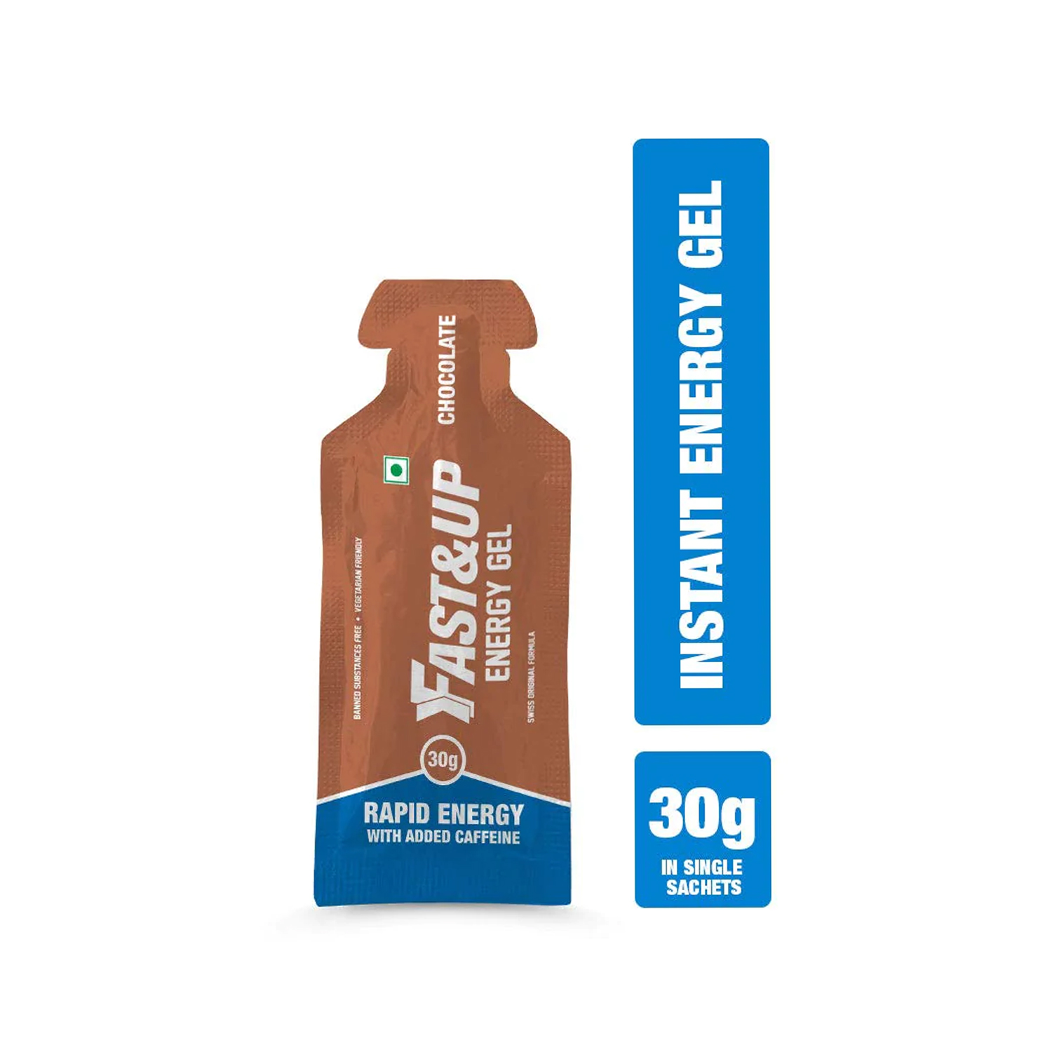 Fast & Up Energy Gel - Bundle of 5 Gels - Chocolate Flavour - Cureka ...