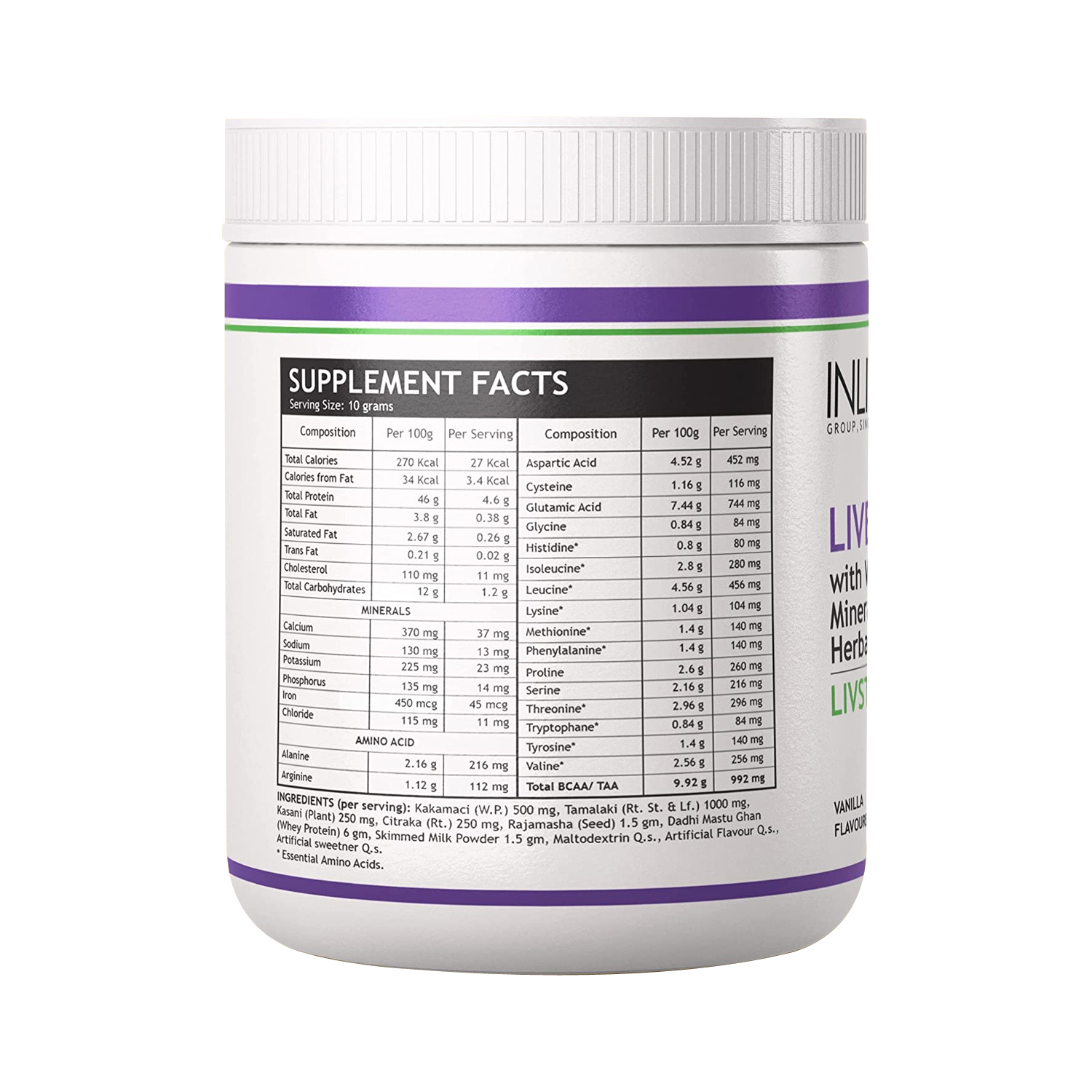 INLIFE Livstan Liver Support Protein Powder 300g - Cureka
