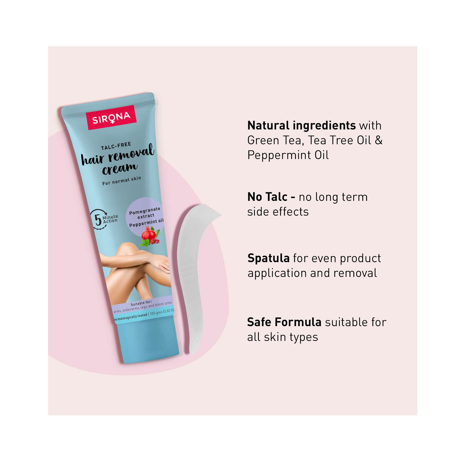 Buy Sirona Hair Removal Cream 100 gms -Cureka