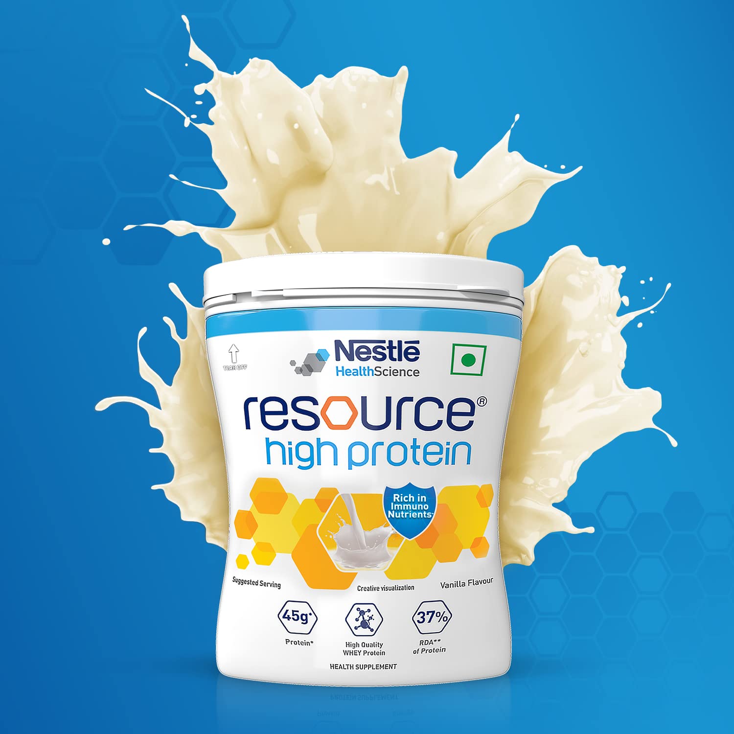 Nestle Resource High Protein - 400g Pet Jar Pack (Vanilla Flavor) Rs ...