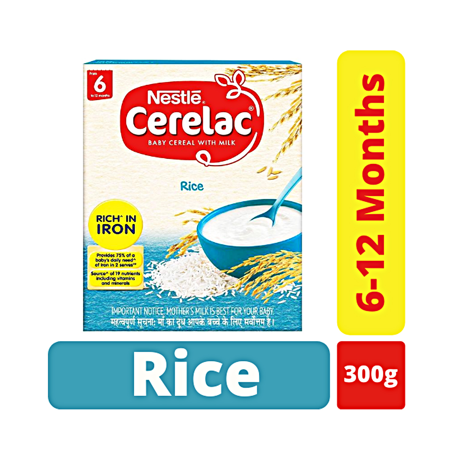 Nestle Cerelac Baby Cereal with Milk from 6 to 12 Months Rice Rs. 218 ...