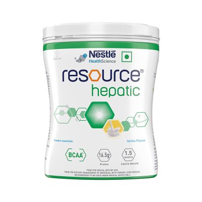 Nestle Resource Hepatic Vanilla flavour 400g Jar - Cureka