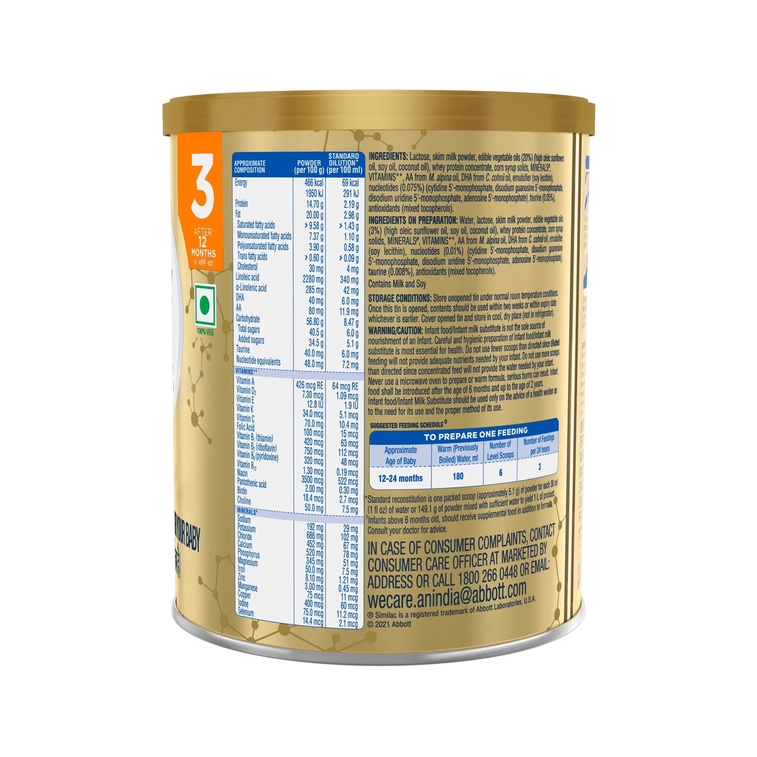 Similac Plus Follow-Up Formula Stage 3 Powder, 400g - Cureka