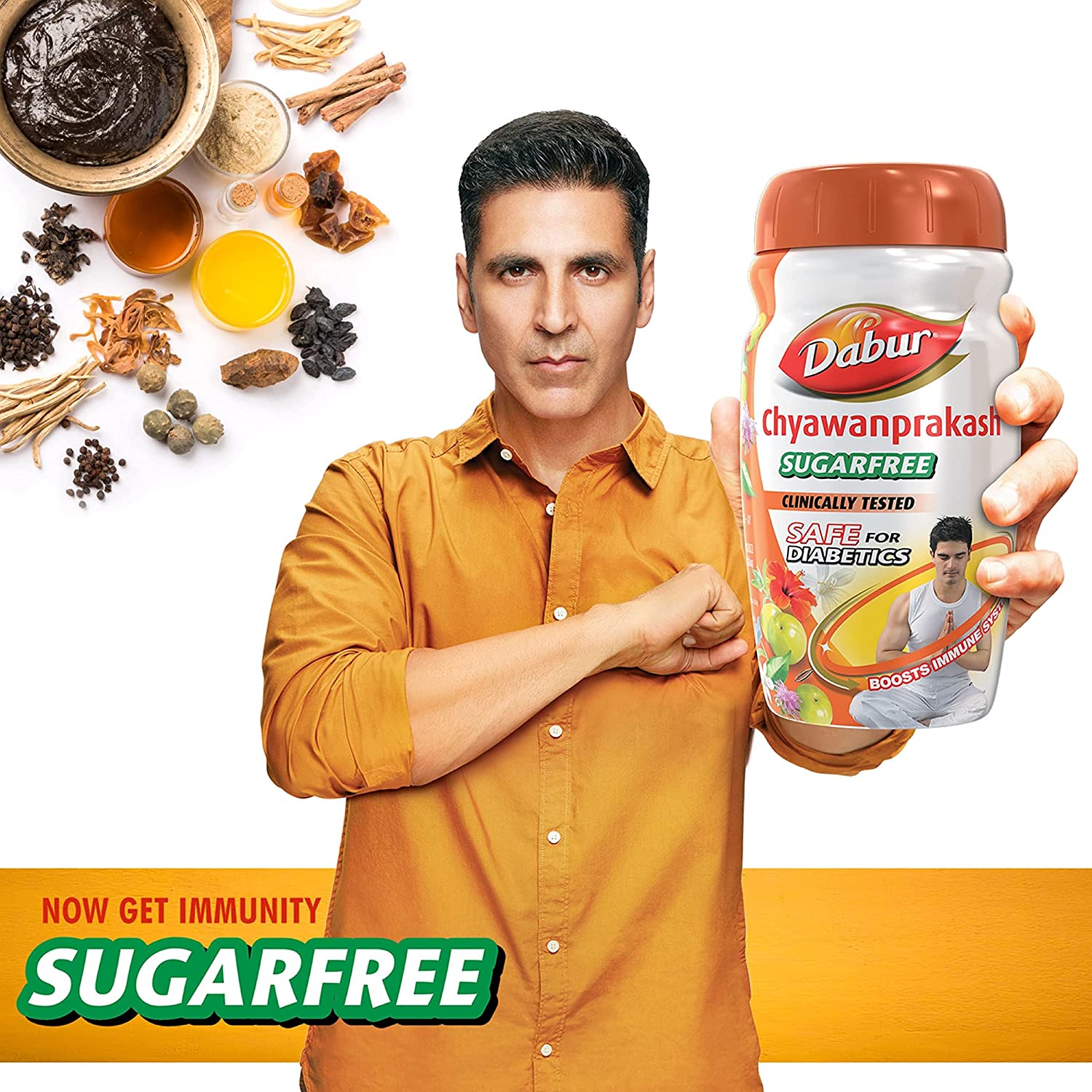 Dabur Chyawanprash Sugar Free 500g | Safe for Diabetes Rs.208