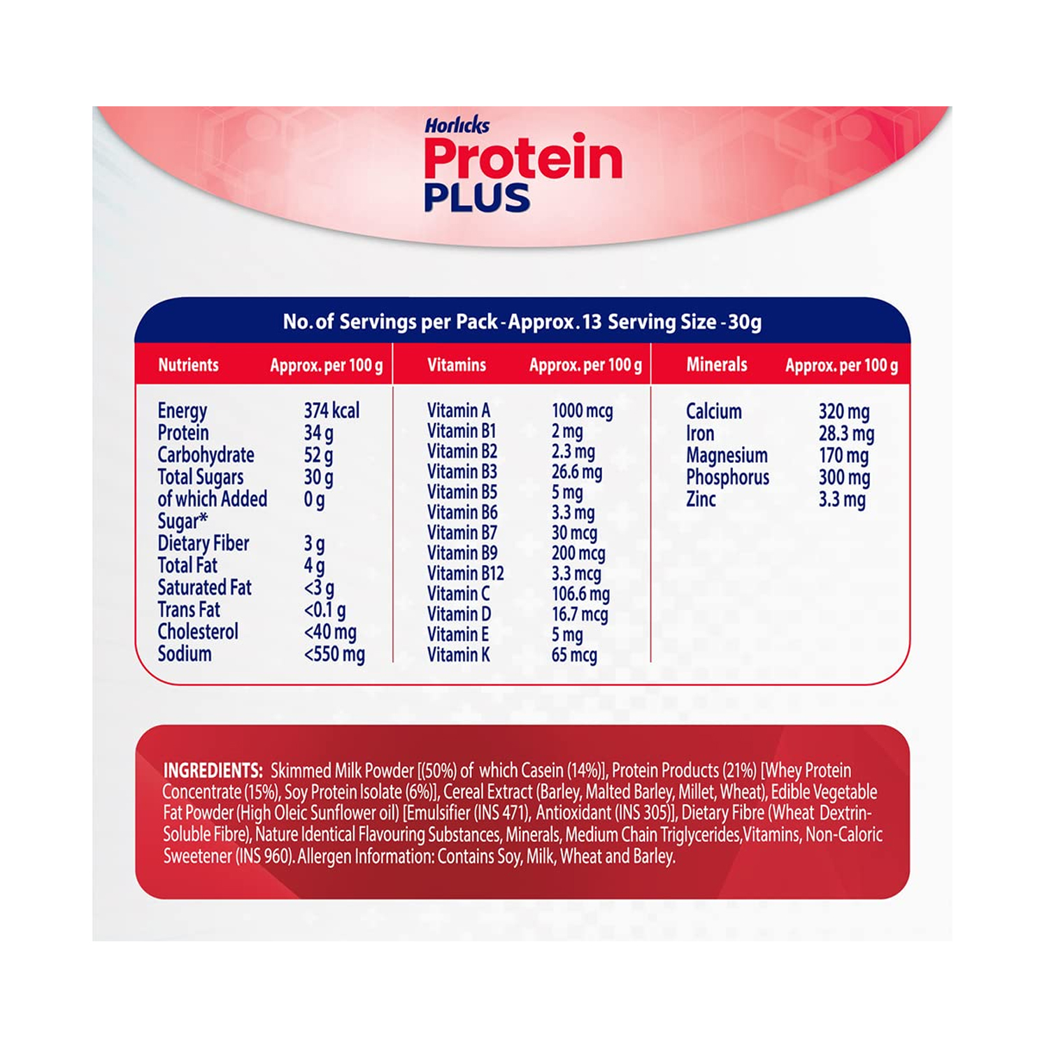 Horlicks Protein Plus Vanilla Rs 516