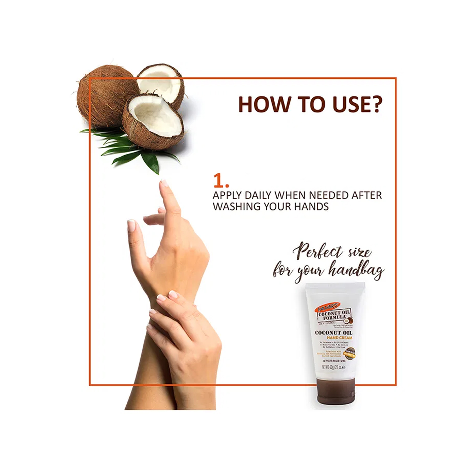 Palmer’s Coconut Oil Formula Hand Cream 60gm - Cureka