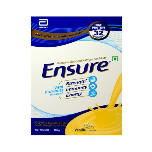 Ensure Complete Balanced Nutrition Vanilla Flavor, 400 g (Refill pack)