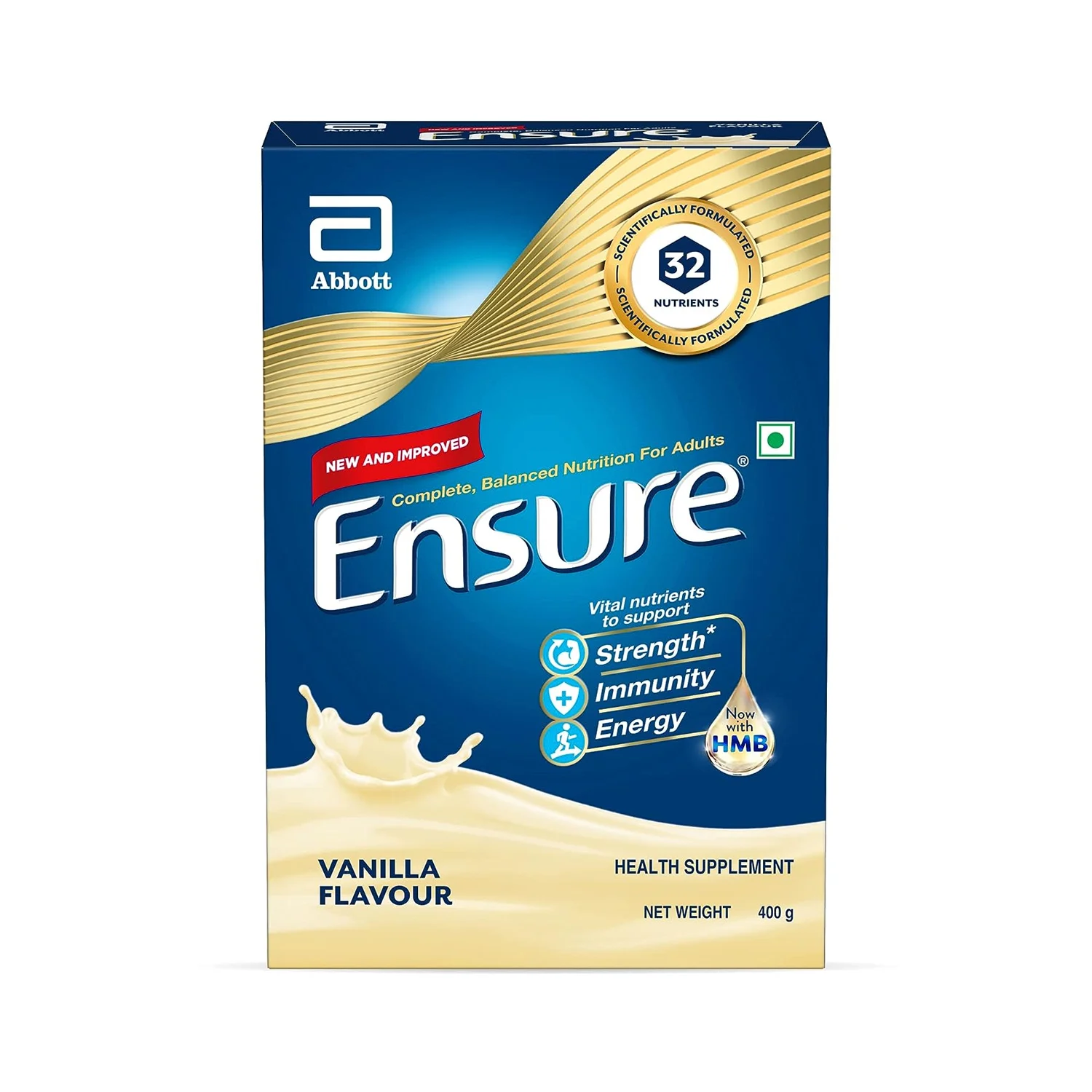 Ensure Complete Balanced Nutrition Vanilla Flavor 400g Refill Pack