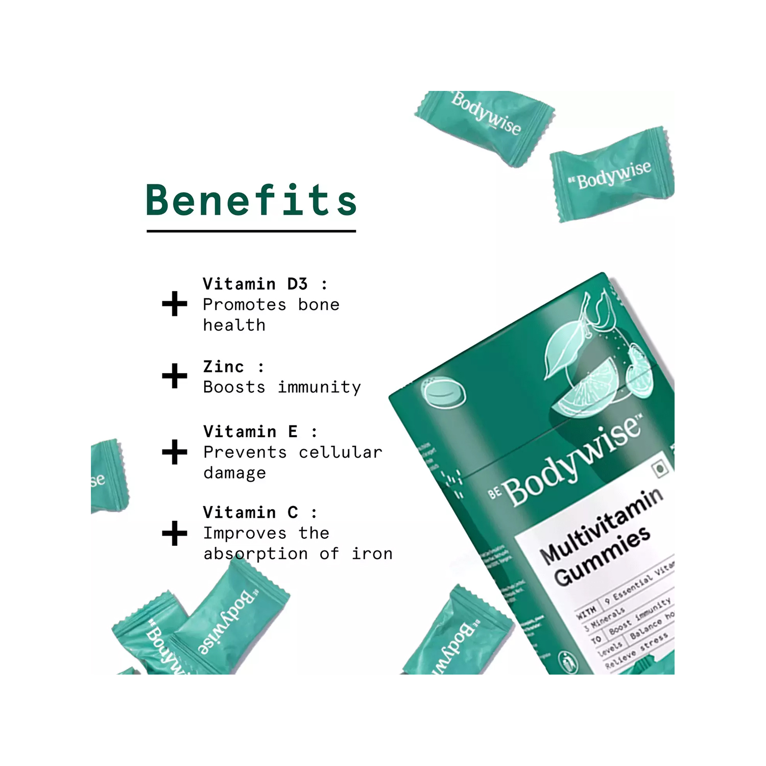 Bebodywise multivitamin gummies 799