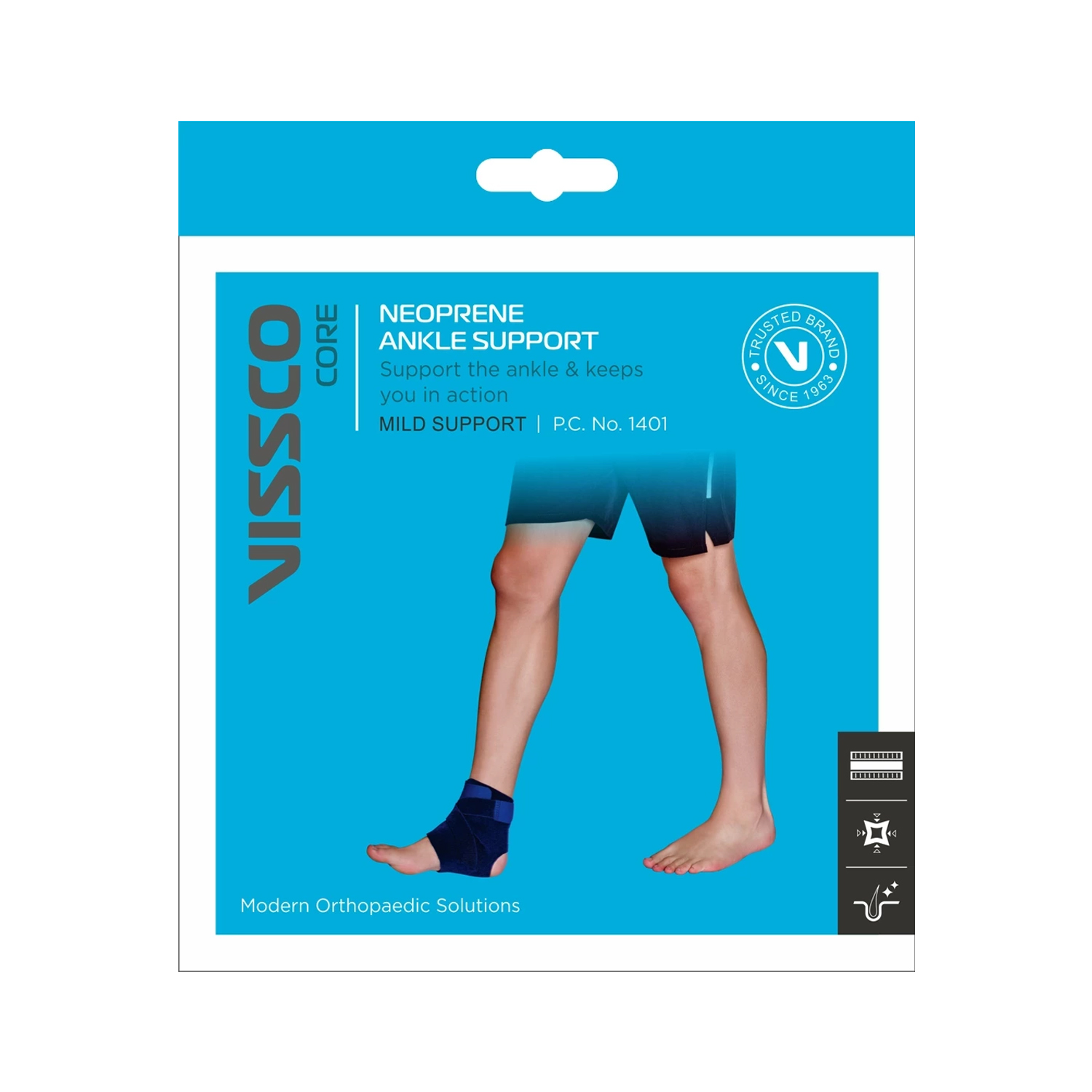 Vissco Neoprene Ankle Support -XL PC1401