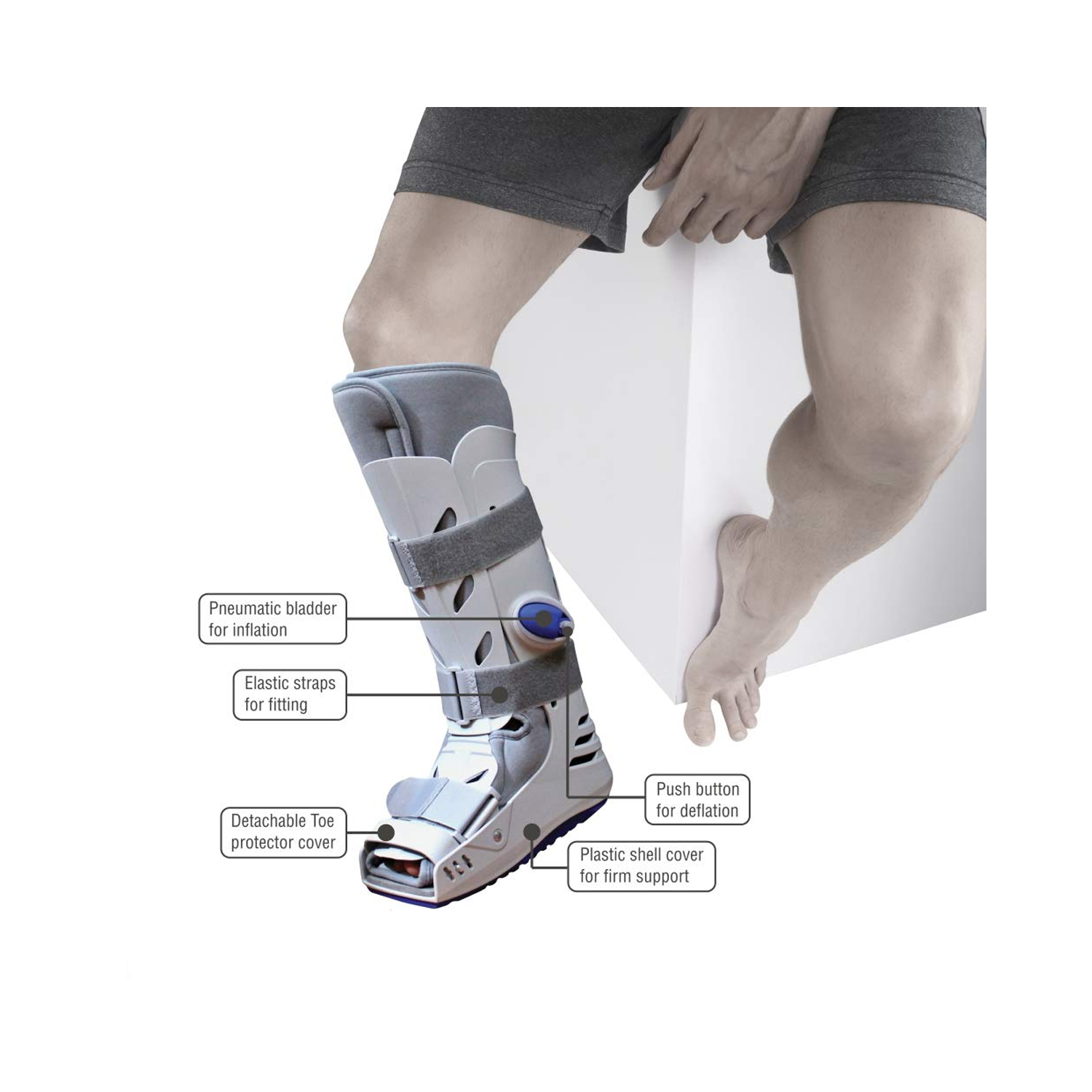 Vissco Pneumatic Walker Boot Medium PC5720