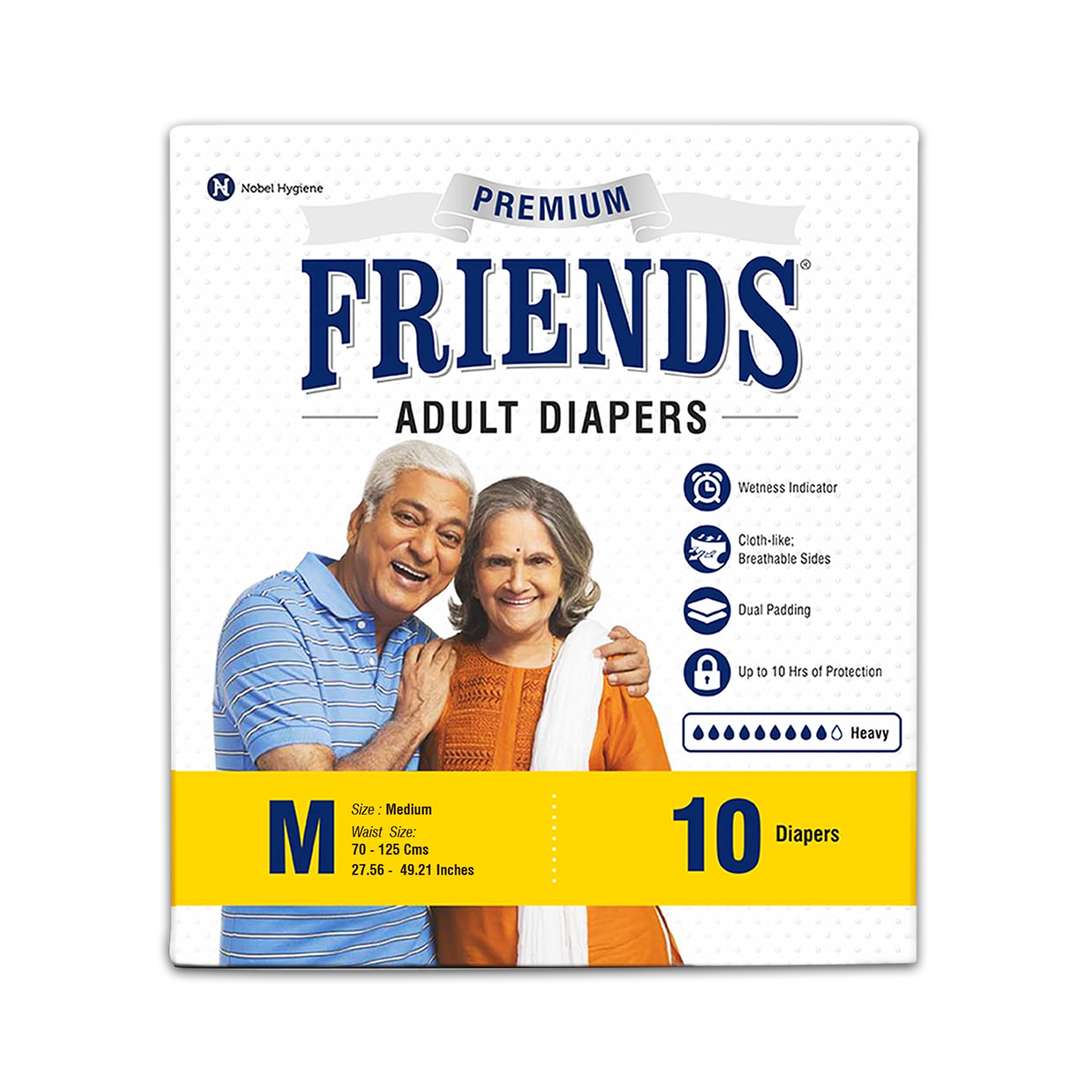 Friends Adult Diapers for 10-Hour Protection