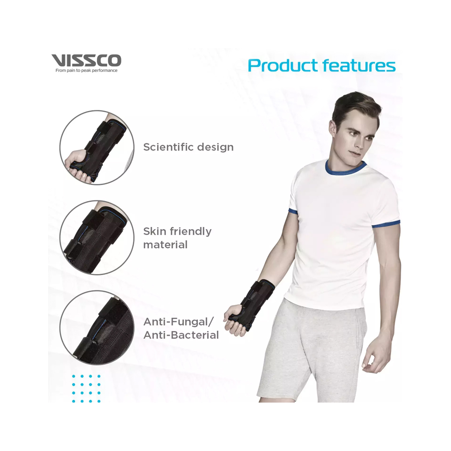 Vissco Forearm Splint Short Universal - Cureka