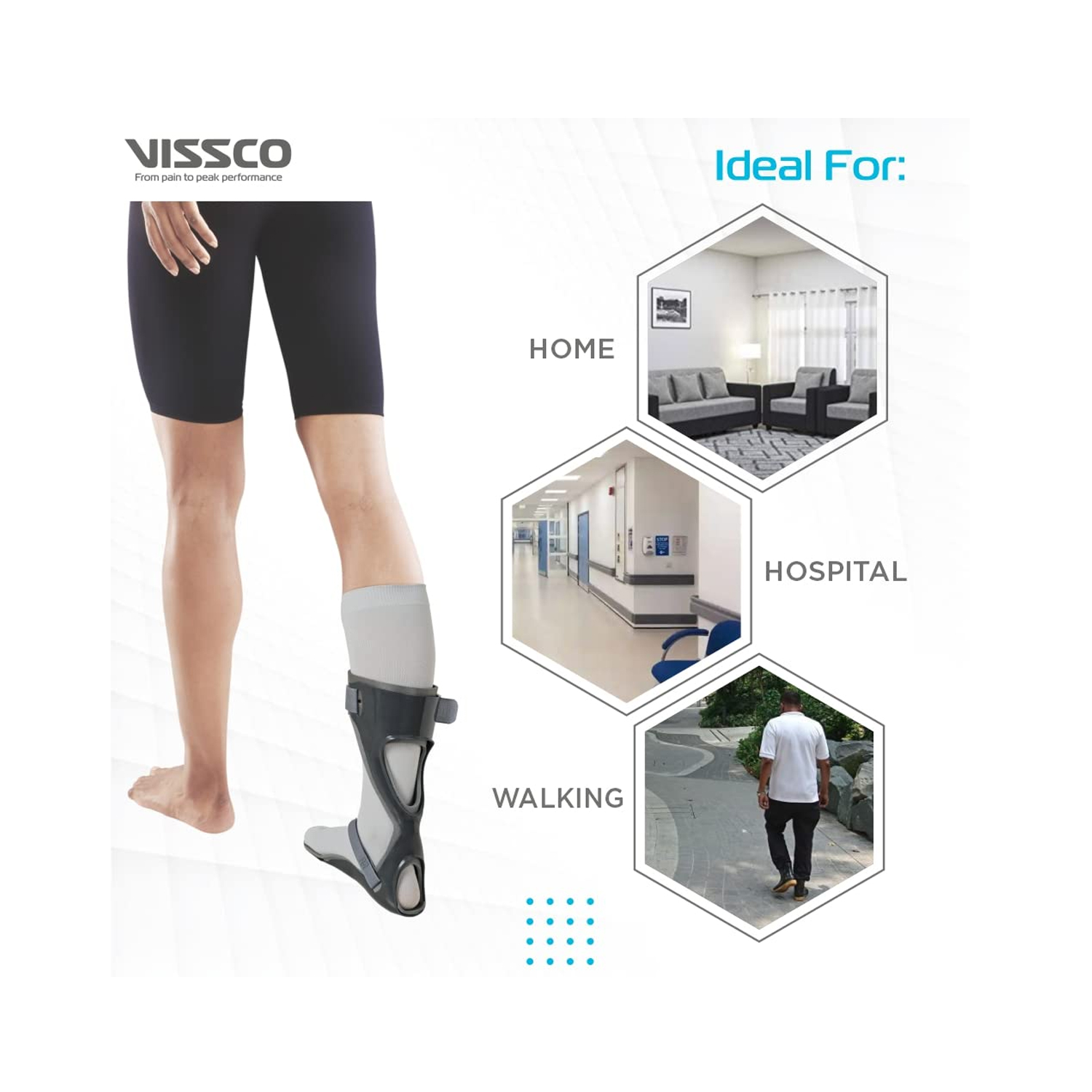 Buy Vissco Ankle Foot Orthoses Large - Cureka