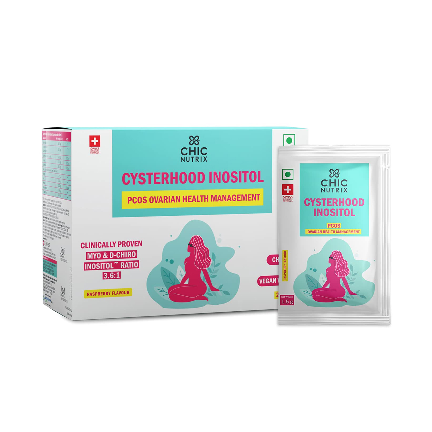 Chicnutrix Cysterhood inositol - PCOS ovarian health management