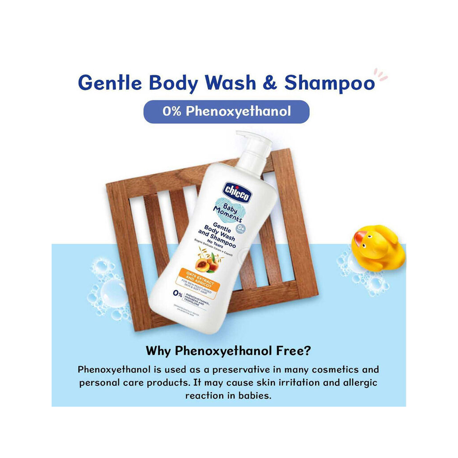 Chicco Gentle baby wash and shampoo