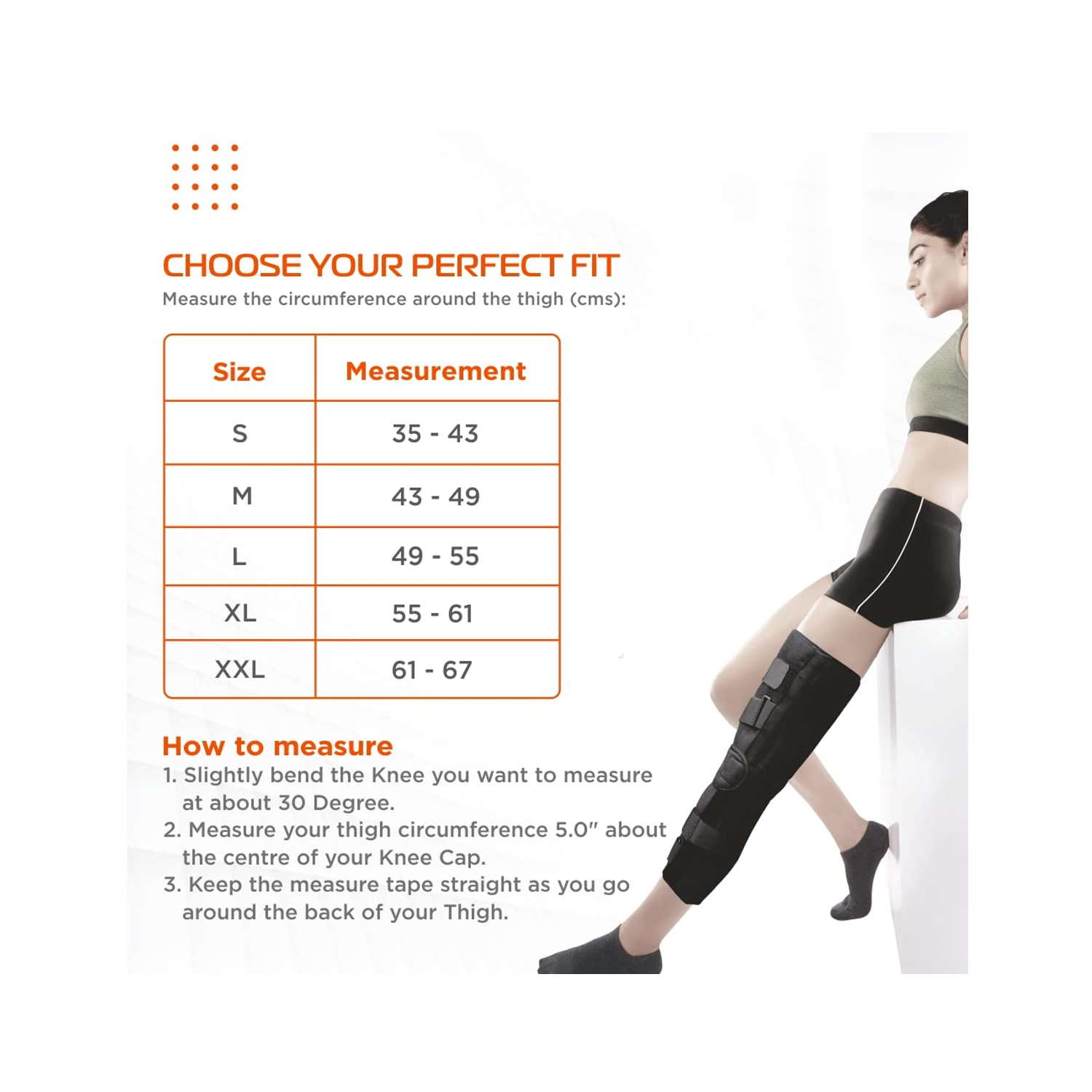 Vissco knee stabilizer long (19 inch)