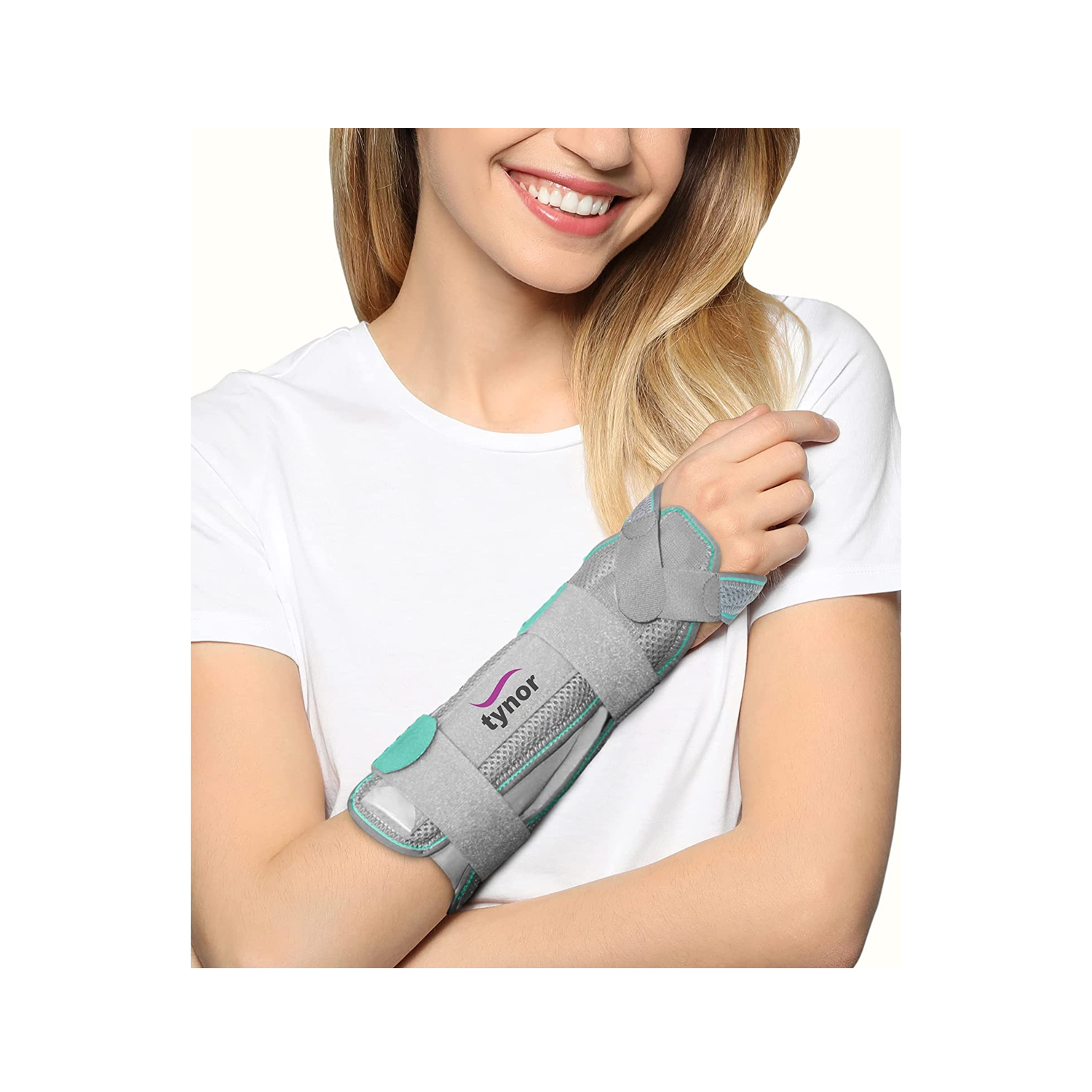 Tynor Wrist & Forearm Splint Right E-03 Medium - Cureka