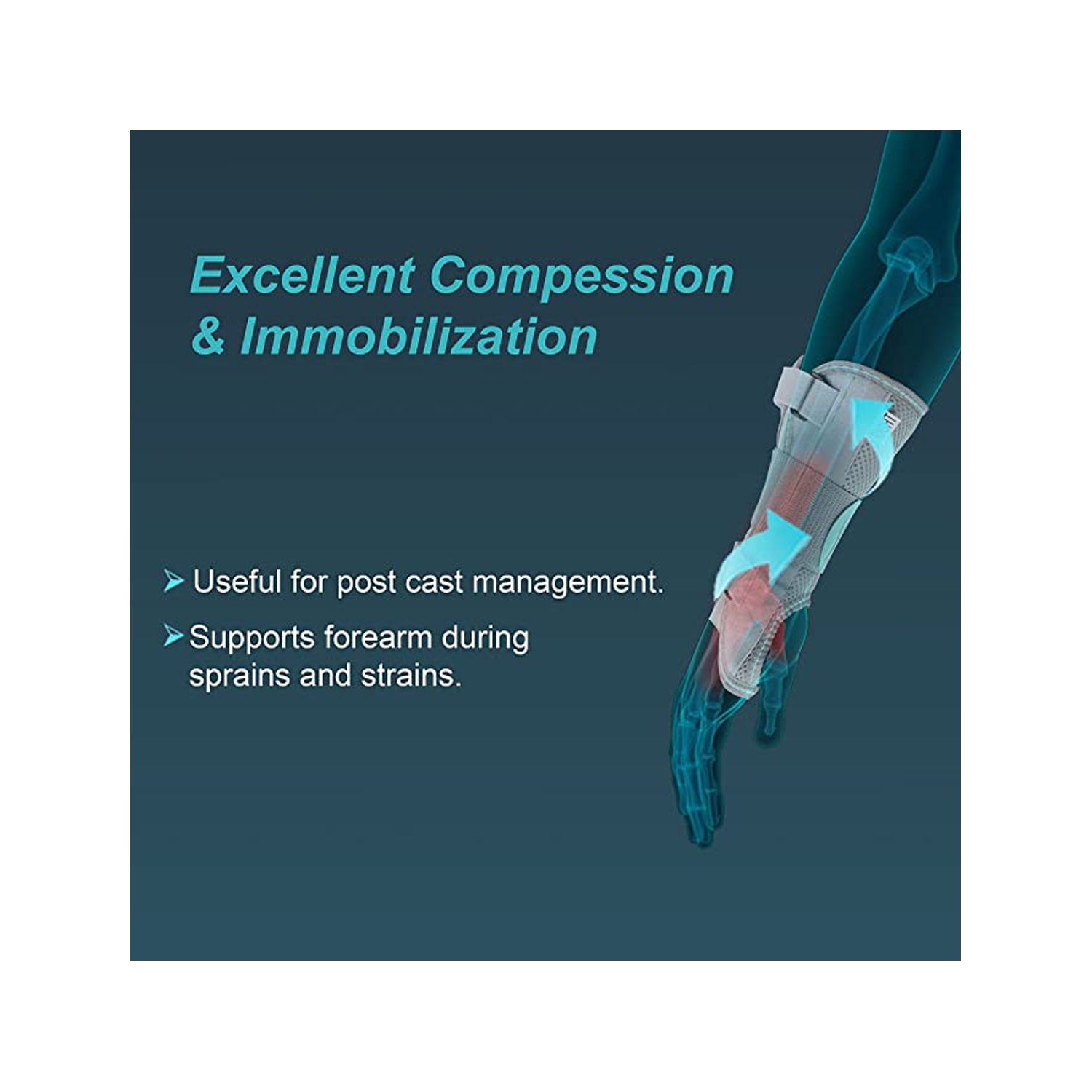 Tynor Wrist & Forearm Splint Right Small