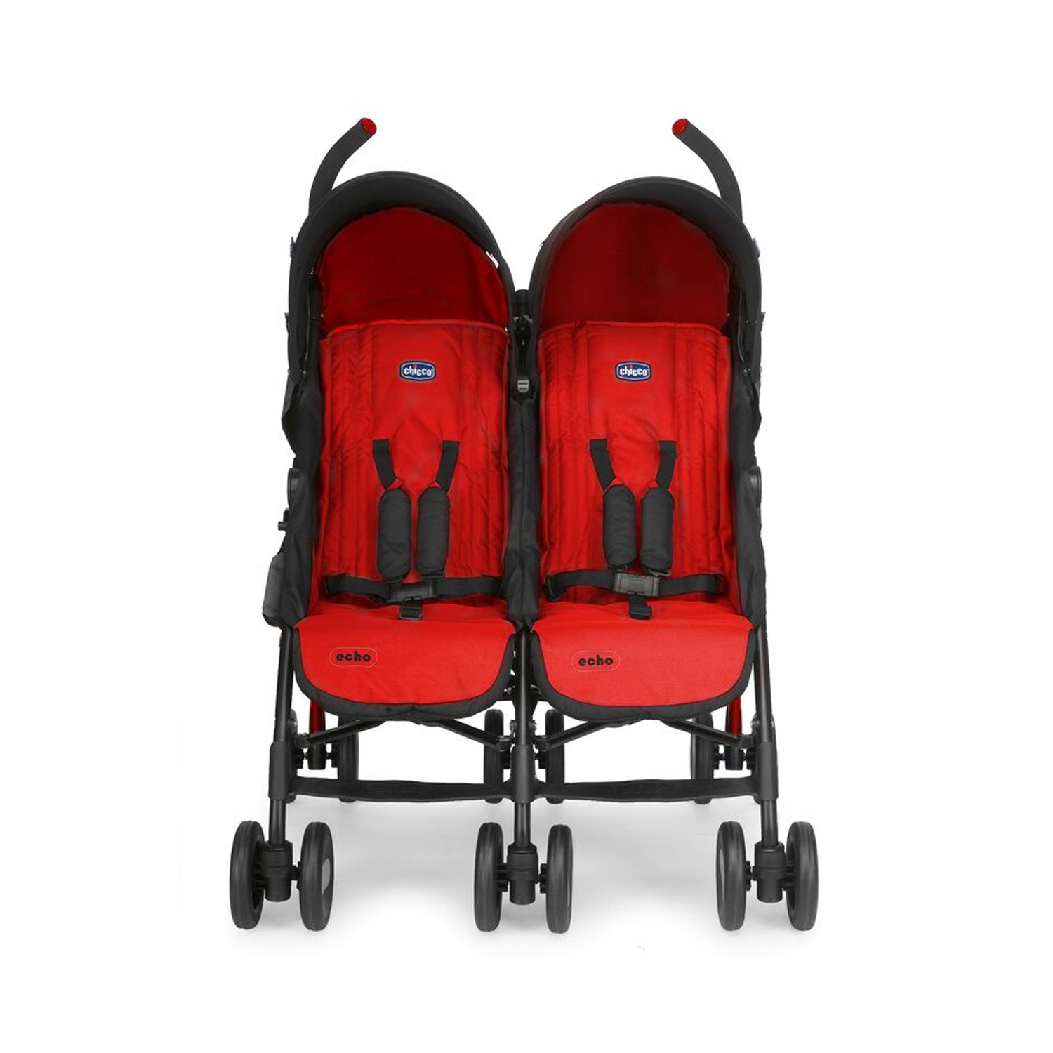 Chicco echo twin stroller (Garnet, Red) | Lightweight stroller for ...
