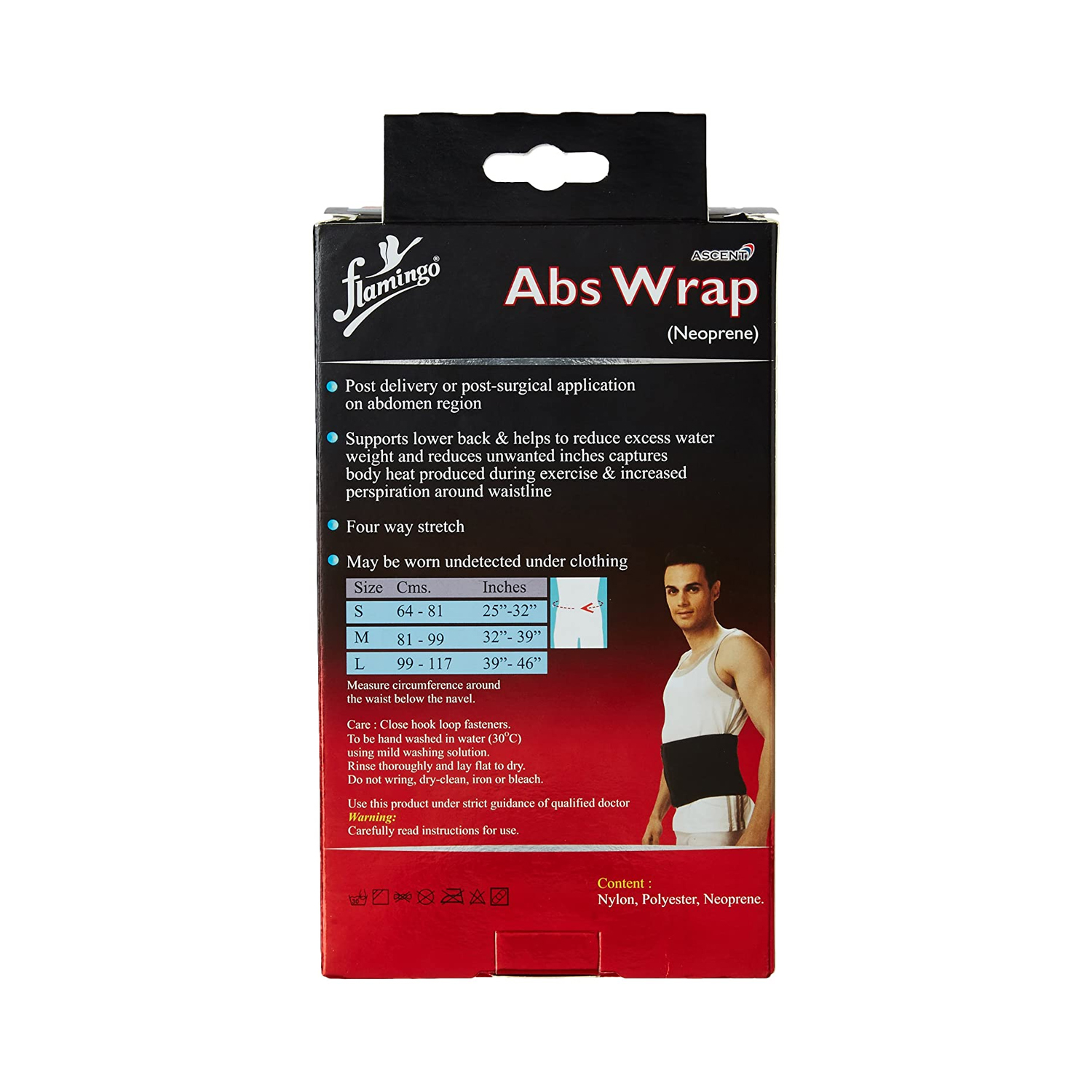 Flamingo ABS Wrap (Neoprene) Large