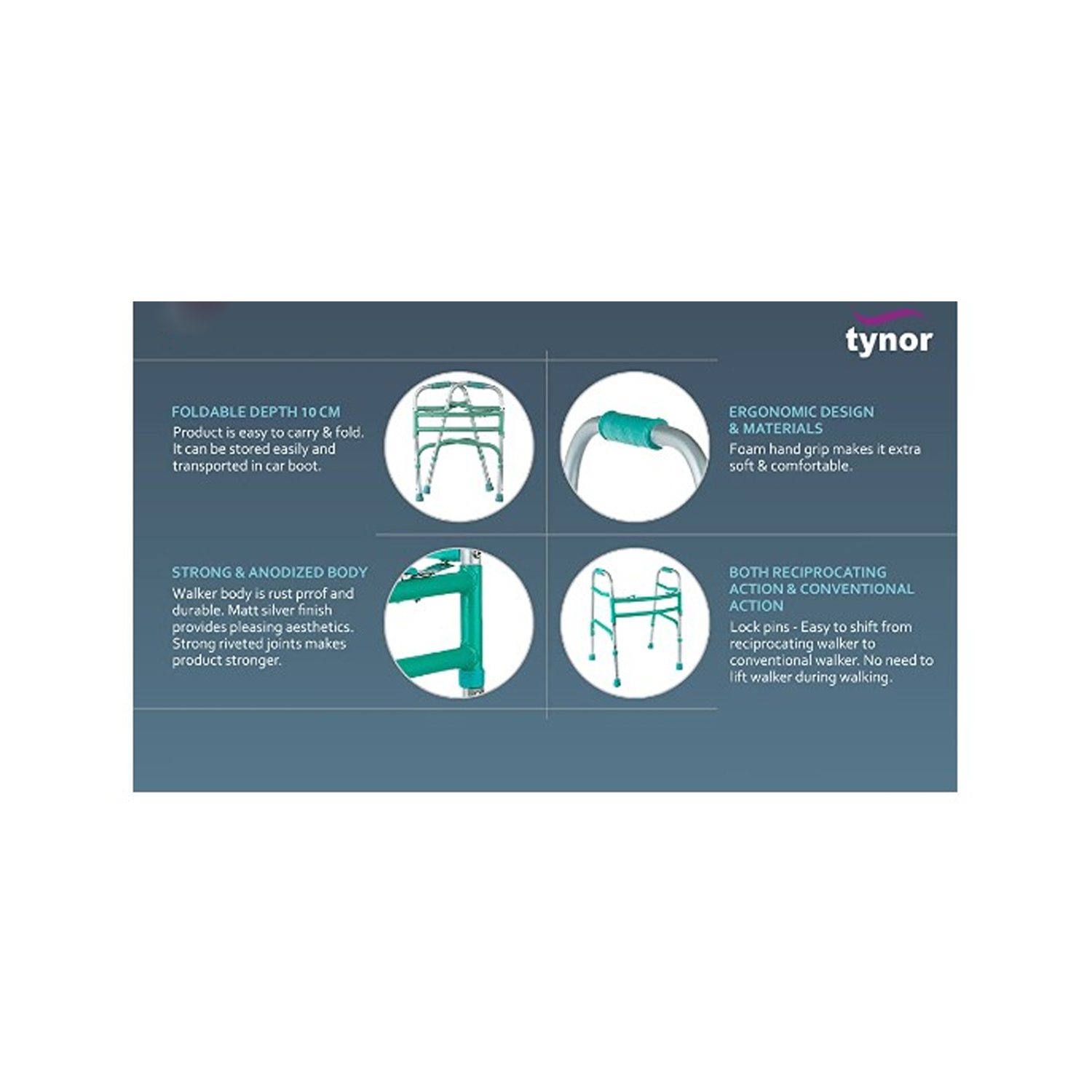 Tynor Walker Invalid's All Pods L-41 (Child) - Cureka - Online Health ...