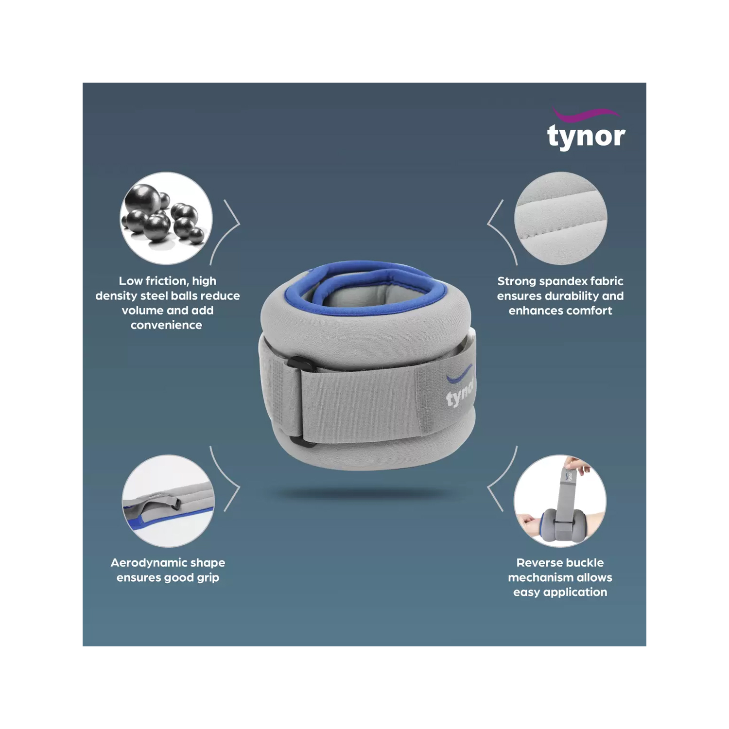 Buy Tynor H-03 Weight Cuff (2 kg) - Cureka