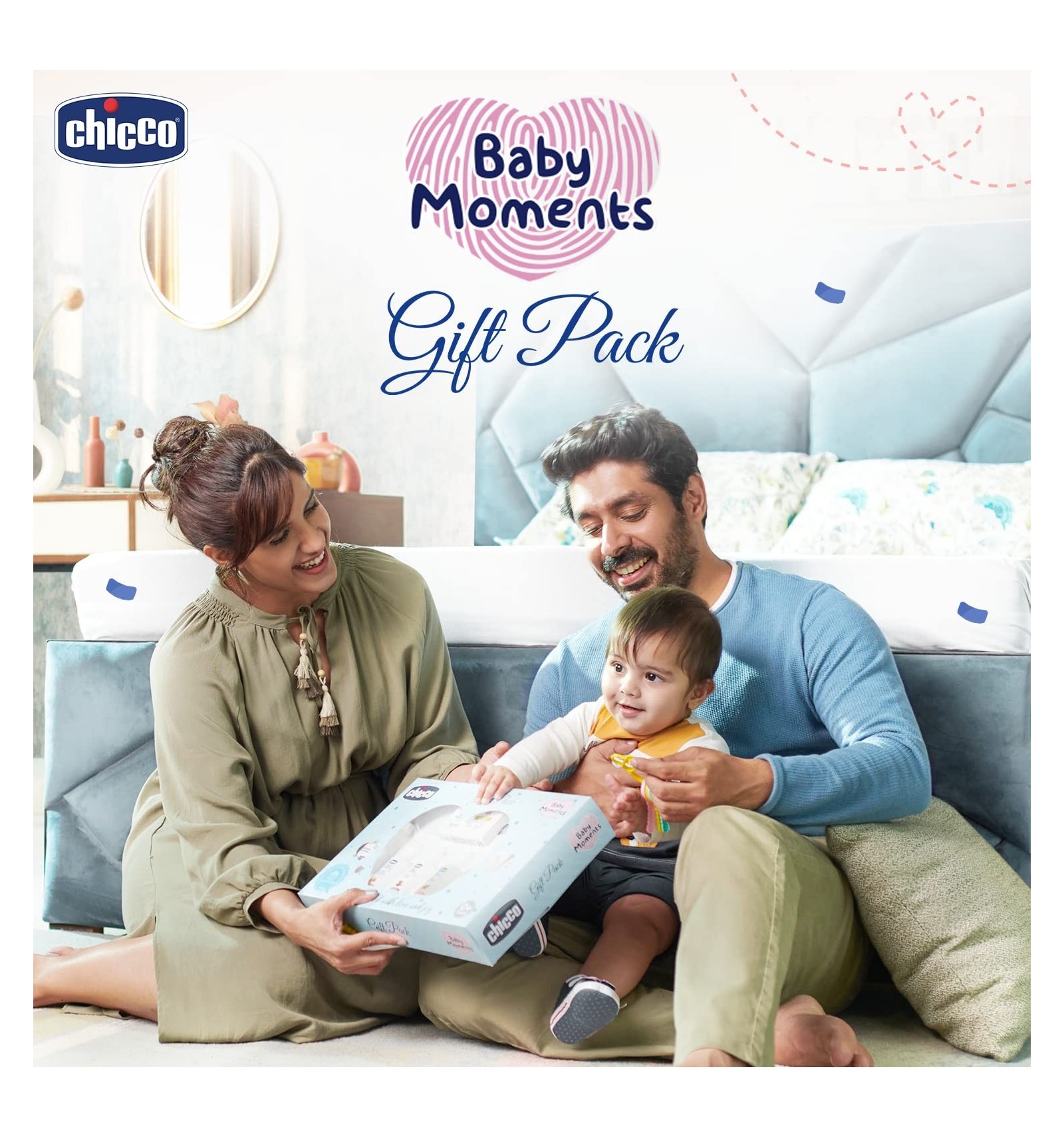 Chicco Baby First Cuddle Gift Set – Pink
