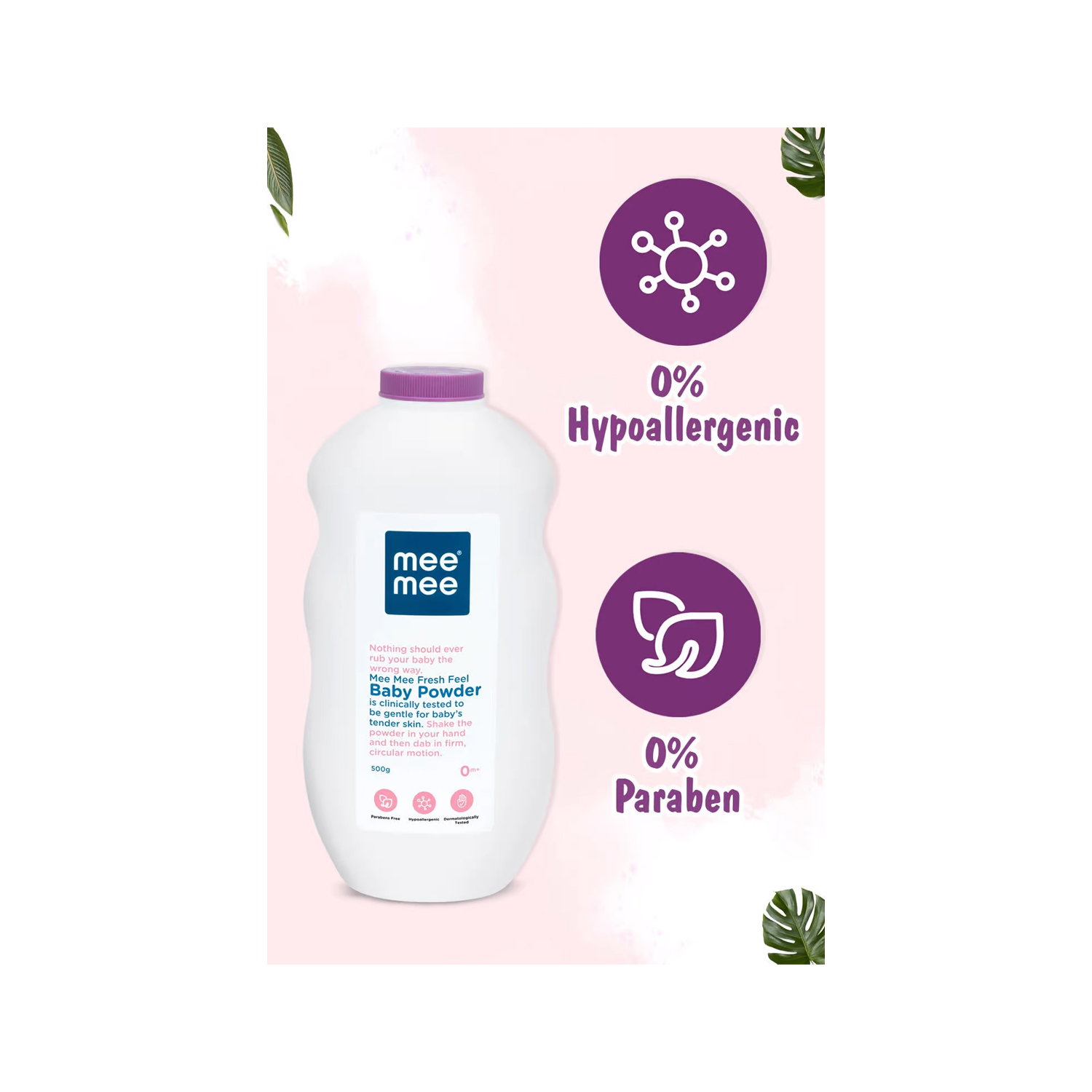 Mee Mee Feel Fresh Baby Powder 500g