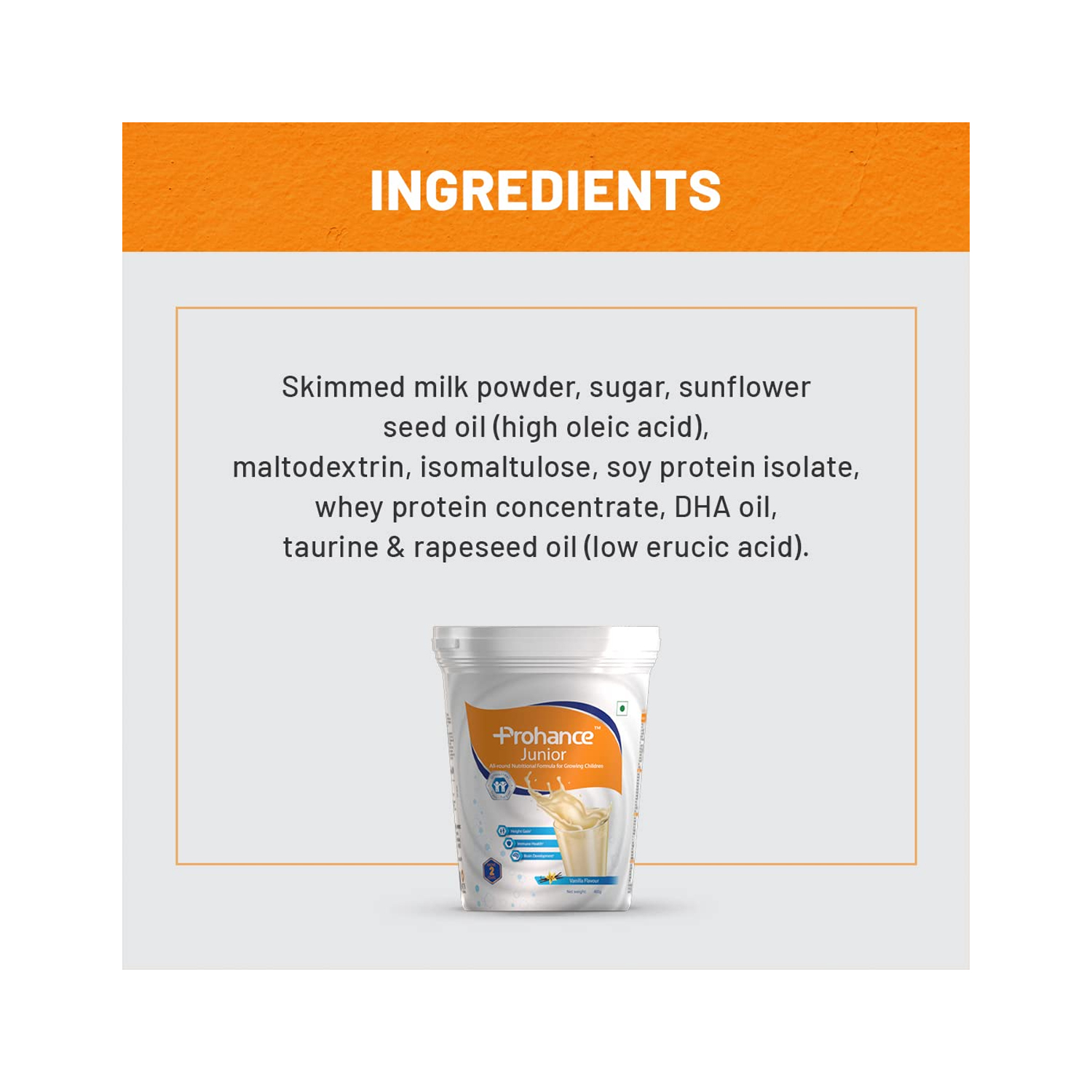 Prohance Junior Vanilla 200g - All Round Nutritional Formula For ...