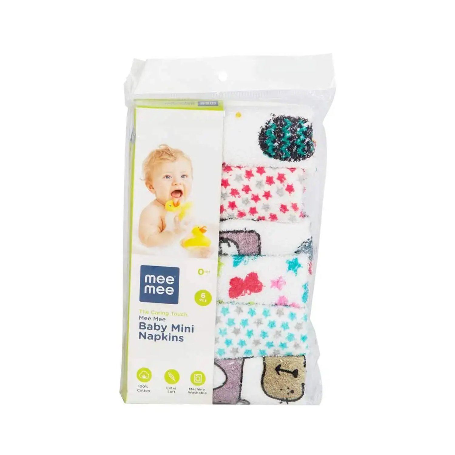 Buy Mee Mee Soft Baby Napkins Pack of 6 - Cureka