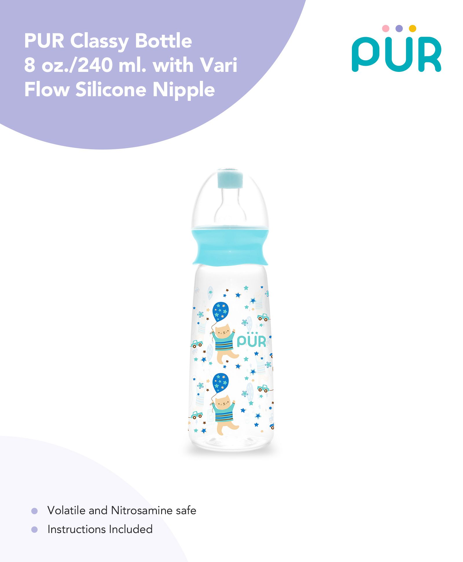 PUR Classy Bottle 240ml